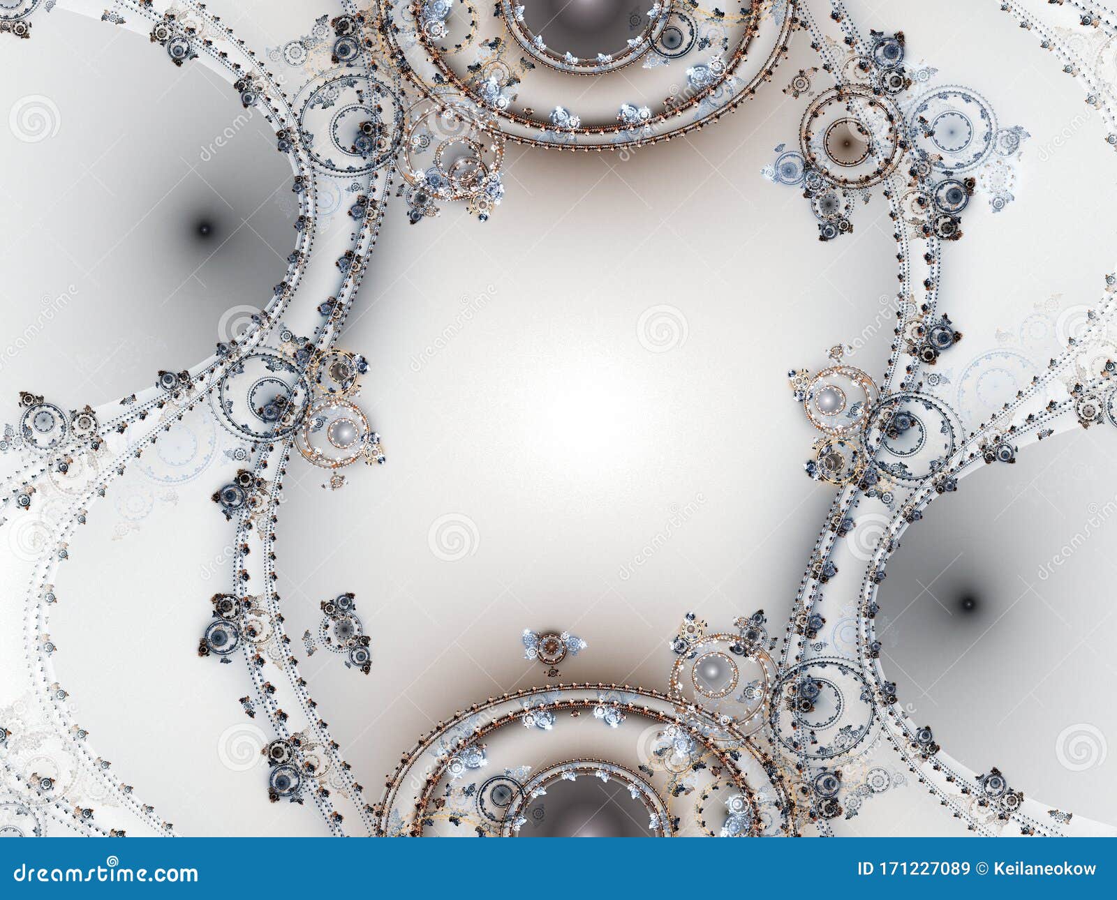 Abstract Fractal Clockwork Watch Stock Illustration - Illustration of ...