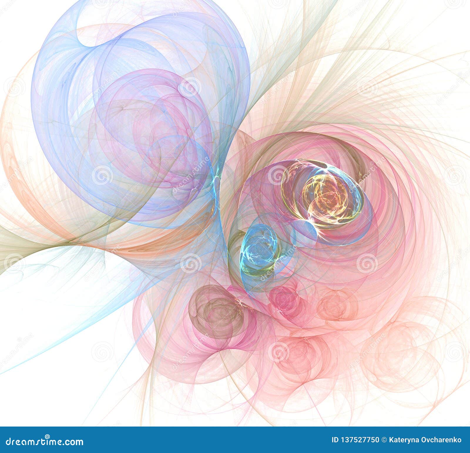 Abstract Fractal Color Texture. Digital Art. Abstract Form & Colors ...