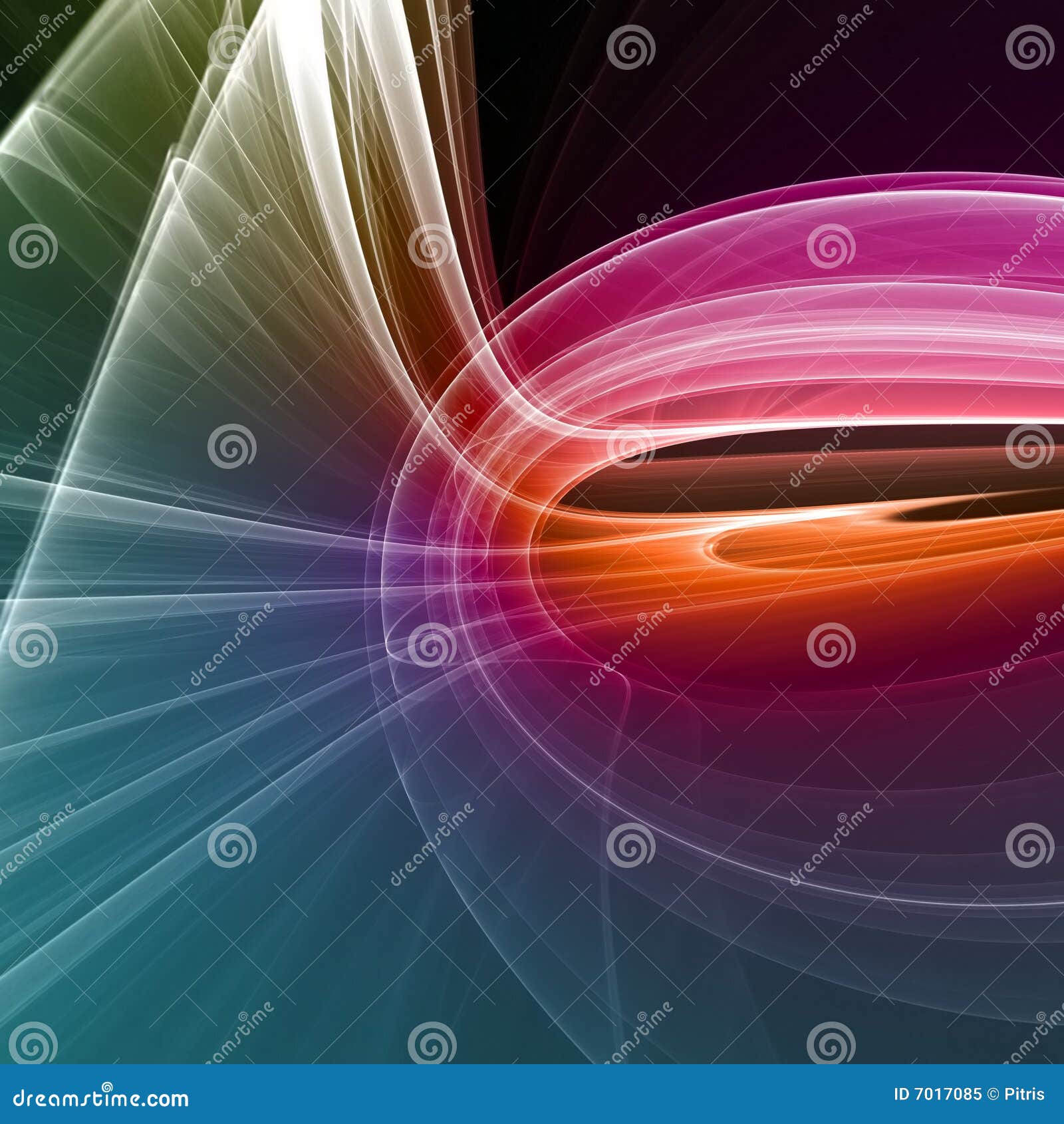 Abstract fractal design stock illustration. Illustration of dynamic ...