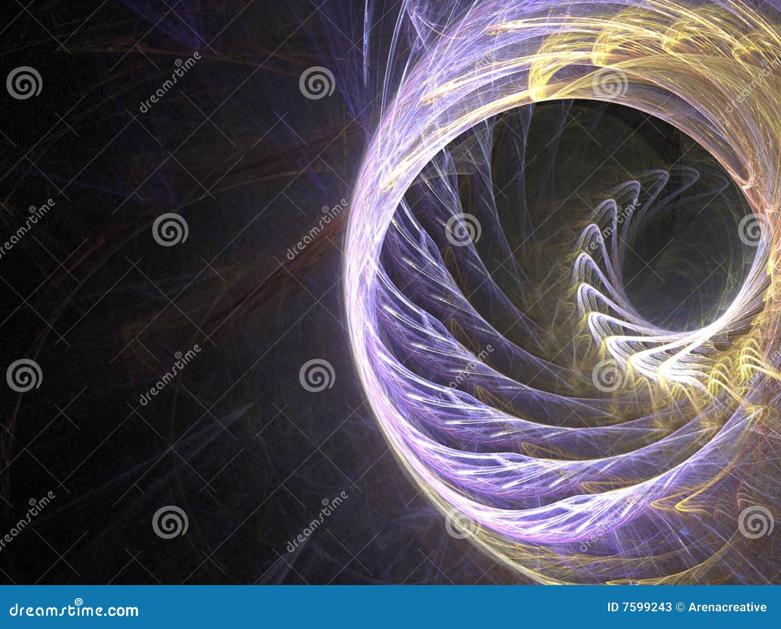 Abstract Fractal Design stock illustration. Illustration of hole - 7599243