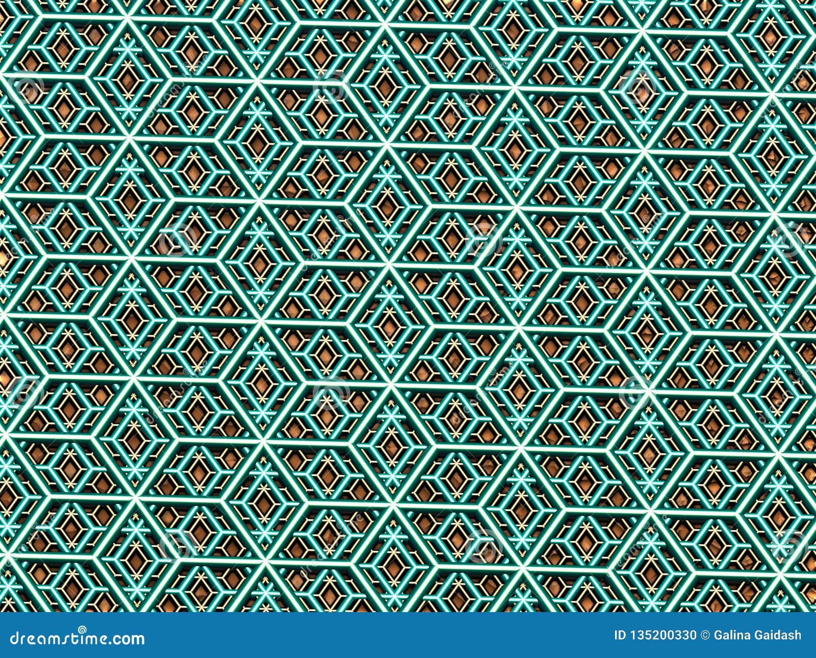 Abstract Fractal Geometric Pattern. Stock Photo - Image of white, angle ...