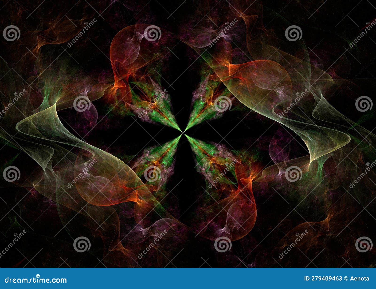Abstract Fractal Haze Background - Fractal Art Stock Illustration - Illustration of pellucid ...
