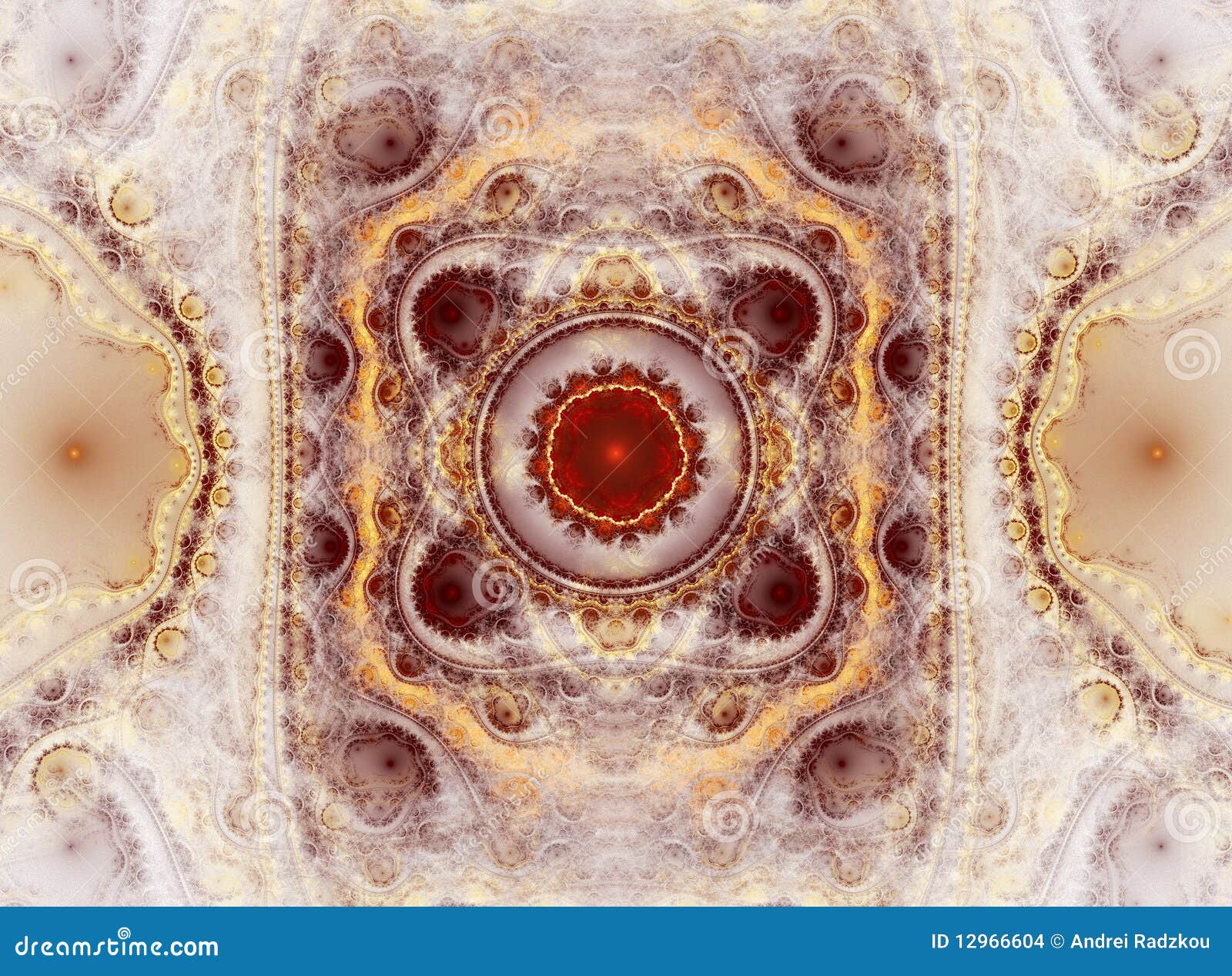 Abstract fractal lace stock illustration. Illustration of pretty - 12966604