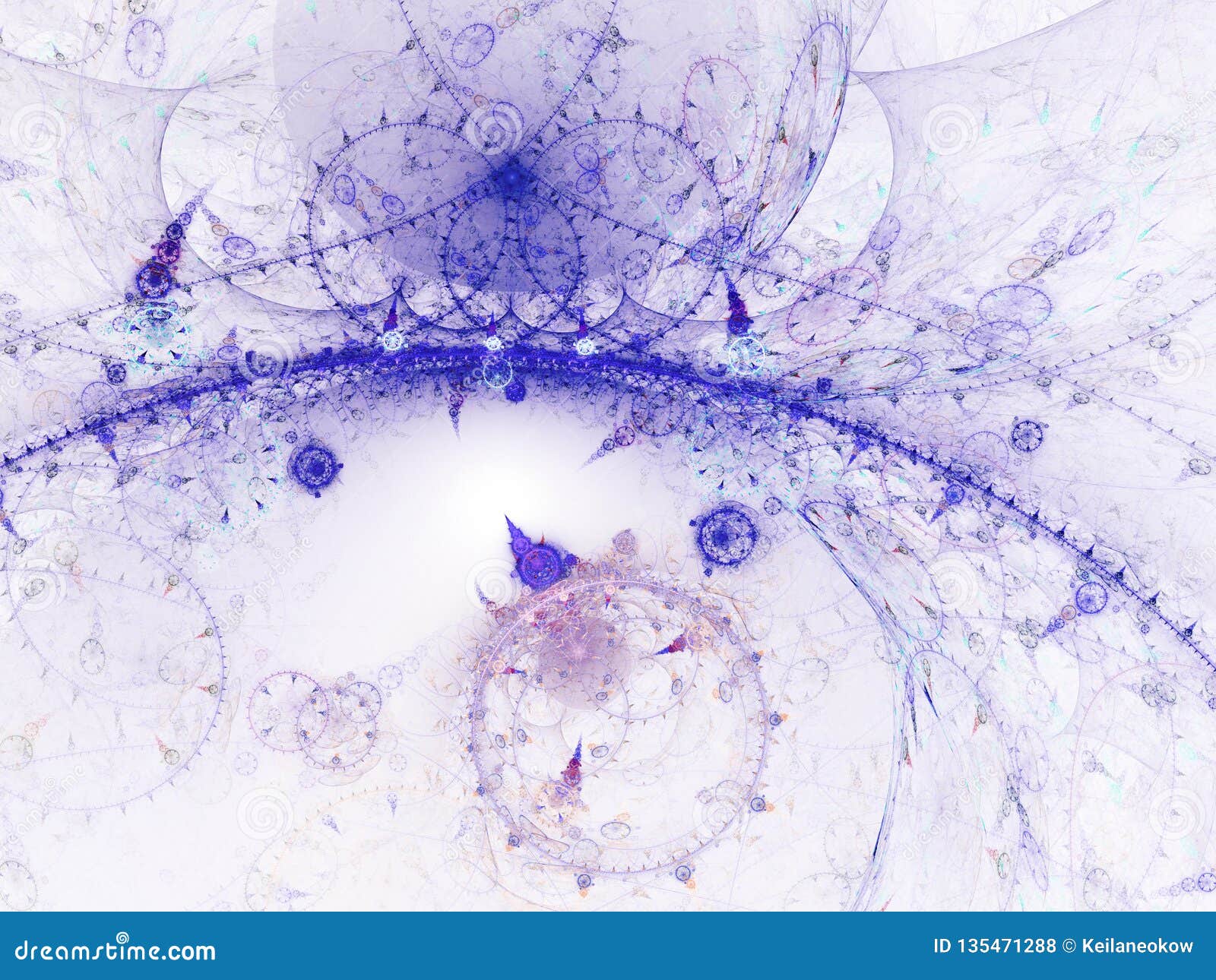 Abstract fractal machine stock illustration. Illustration of decorative ...