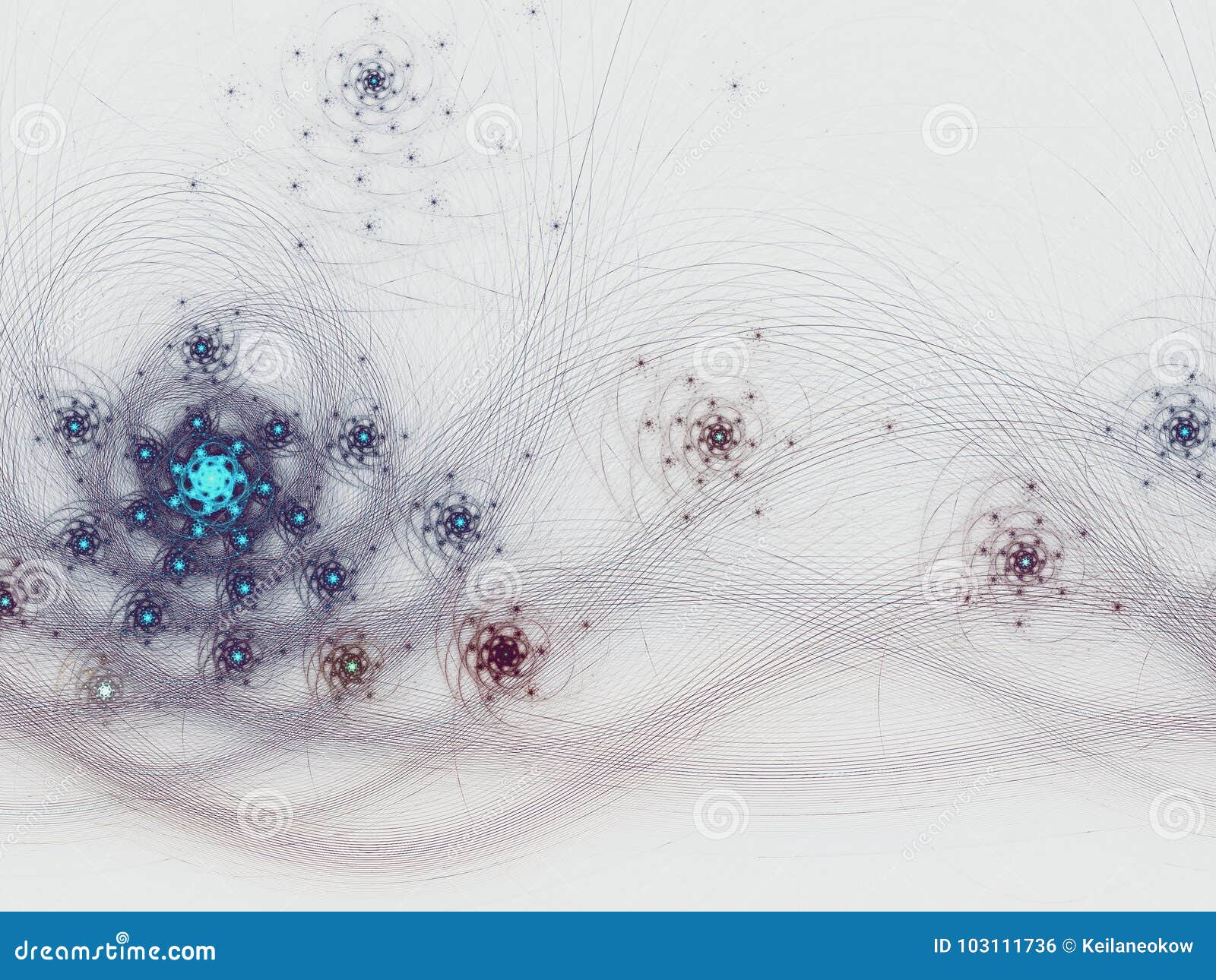 Abstract fractal network stock illustration. Illustration of energy ...