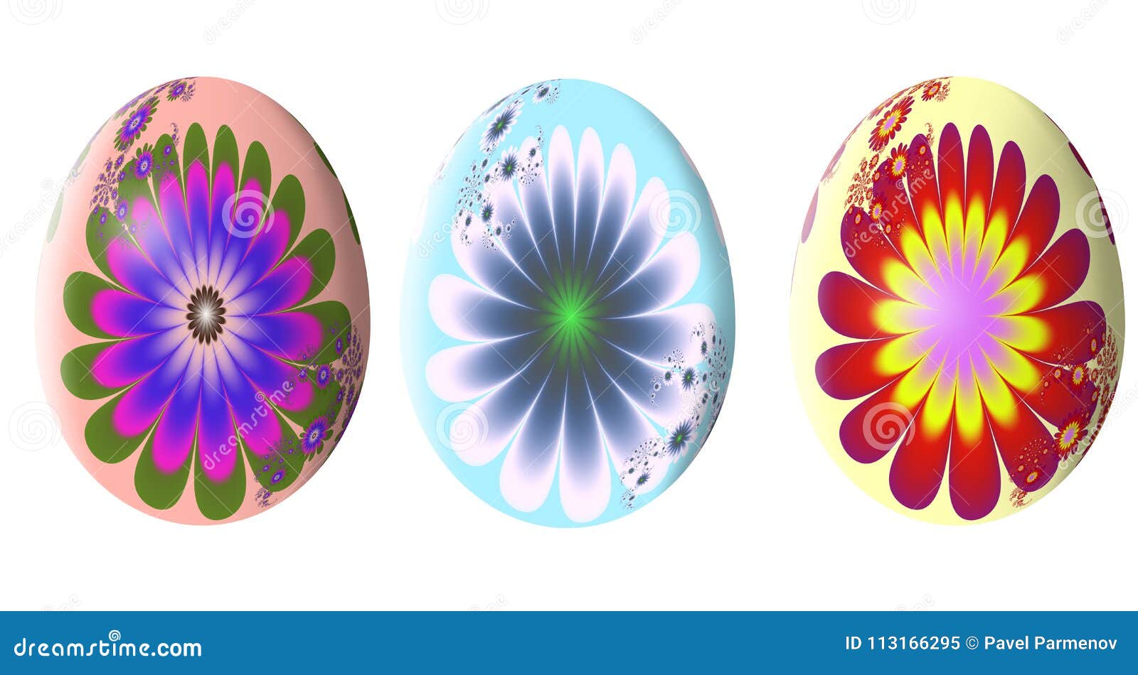 Abstract Fractal Pattern. Easter Egg. Illustration Stock Illustration ...
