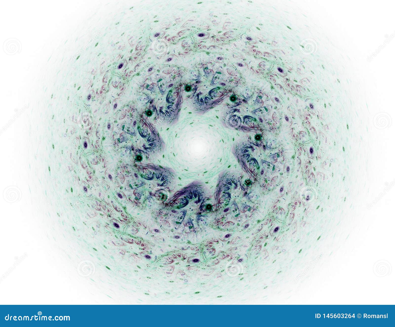 Abstract Fractal Patterns and Shapes. Fractal Texture for Prints Stock ...