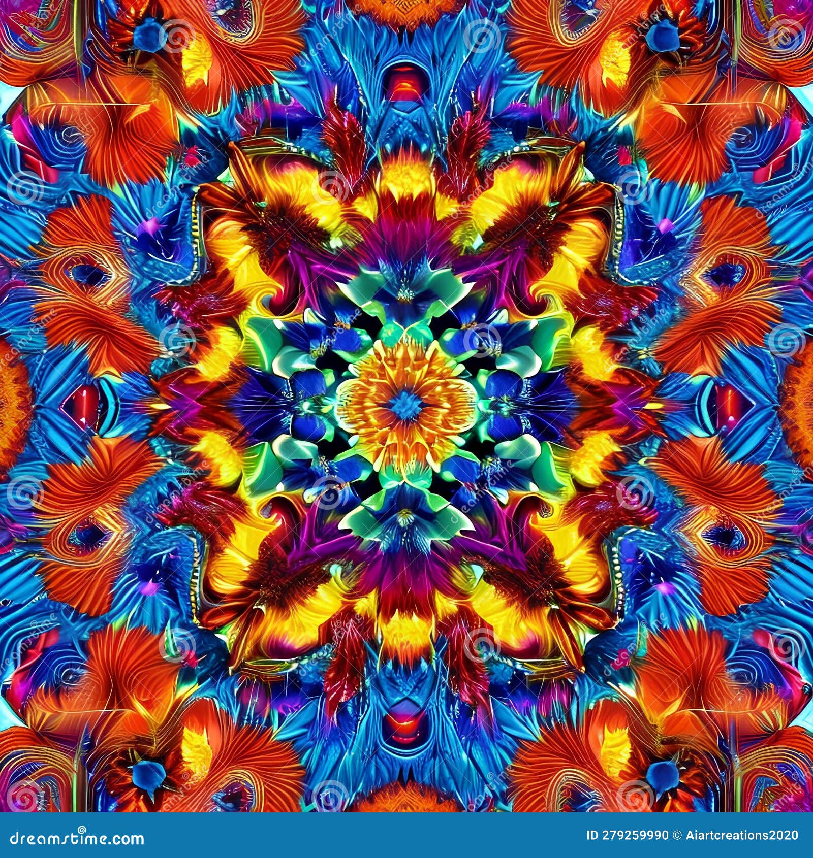 1104 Abstract Fractal Patterns: a Vibrant and Dynamic Background ...