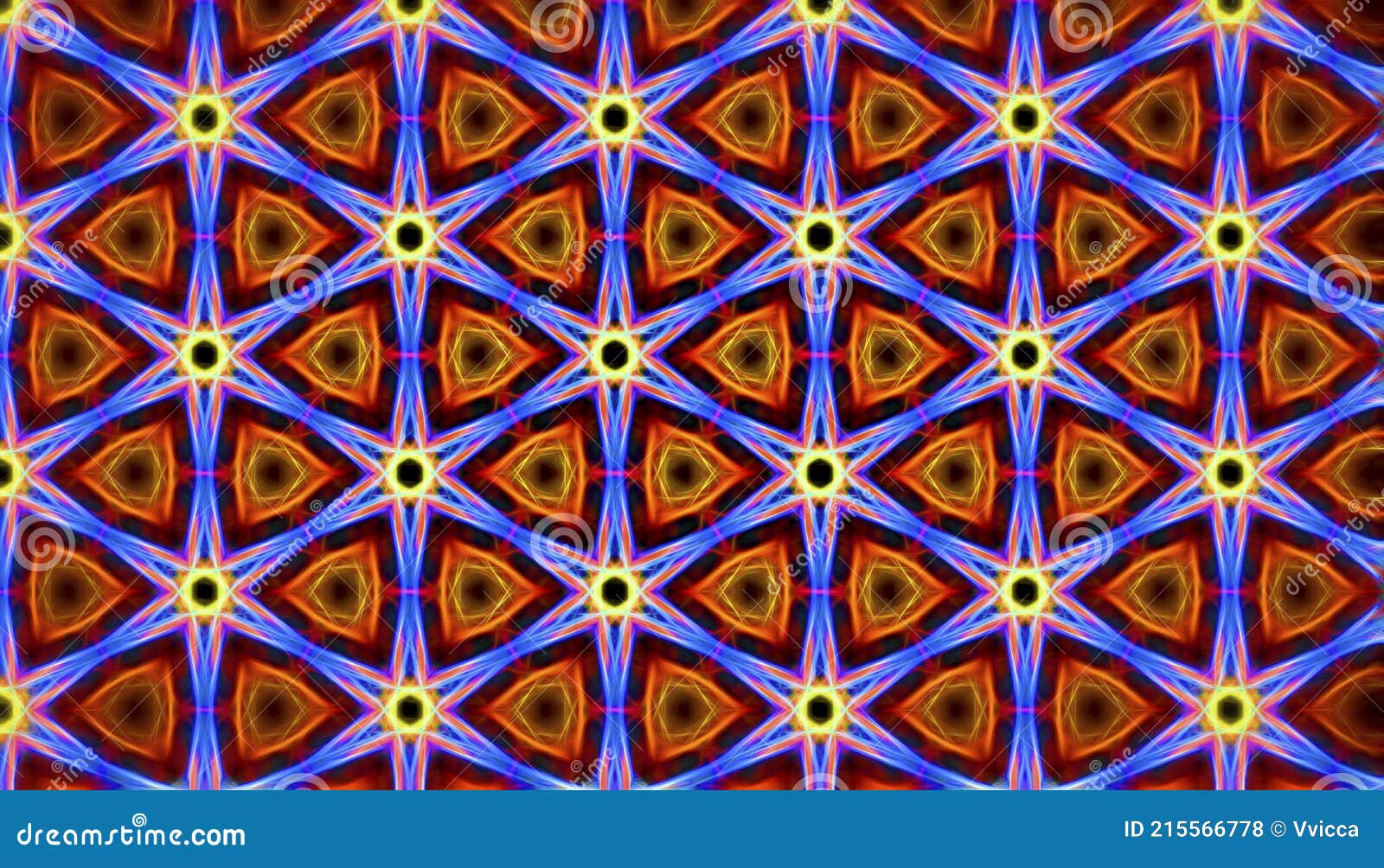 Abstract Fractal Symmetrical Texture Background Stock Illustration ...