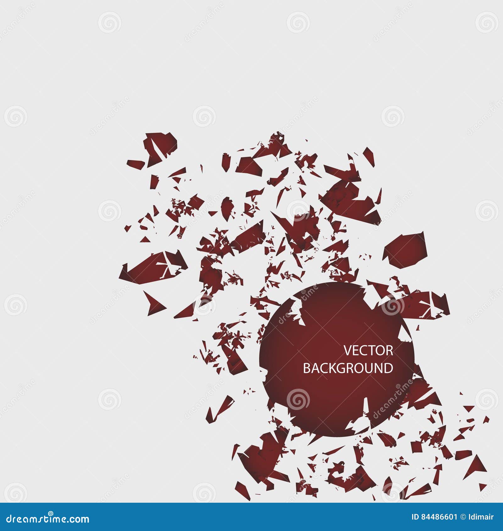Abstract Fracture Background Vector Stock Vector - Illustration of ...