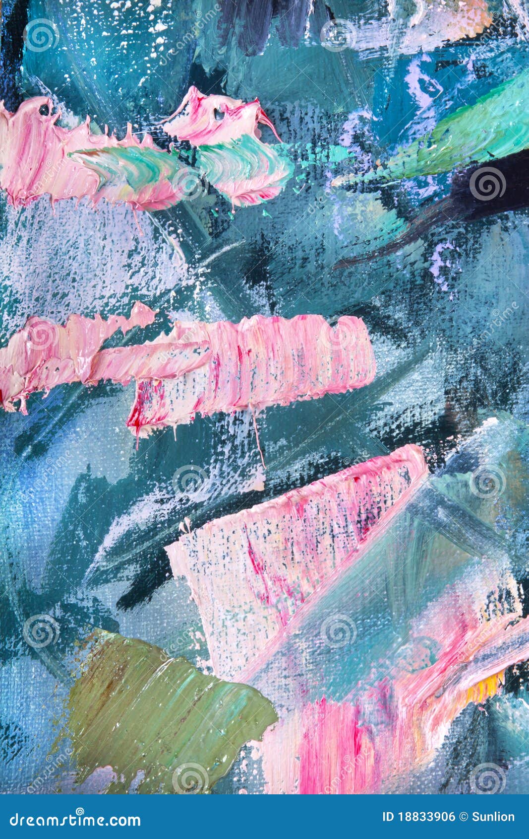 Abstract Fragment of Painting Stock Illustration - Illustration of ...