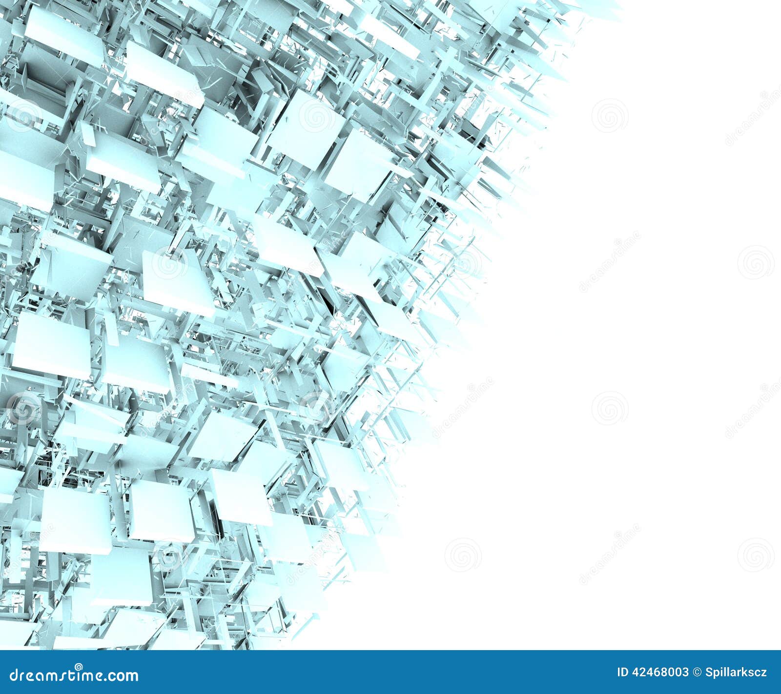 Abstract Fragmented Backdrop Pattern in Blue Gray White Stock ...