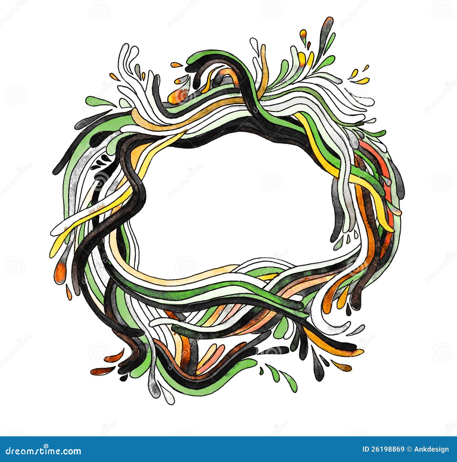 Abstract frame stock illustration. Illustration of effect - 26198869