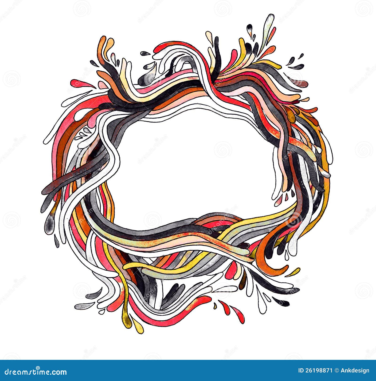 Abstract frame stock illustration. Illustration of contemporary - 26198871