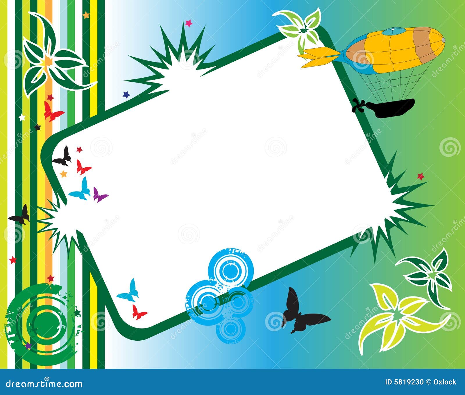 Abstract frame stock vector. Illustration of greeting - 5819230