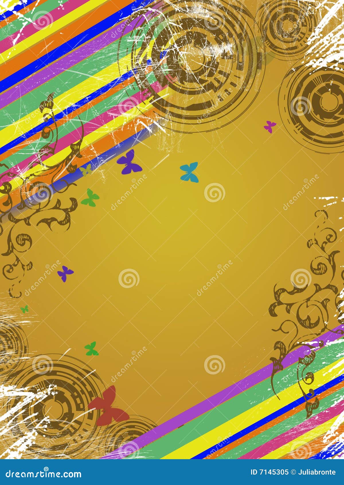 Abstract frame stock illustration. Illustration of green - 7145305