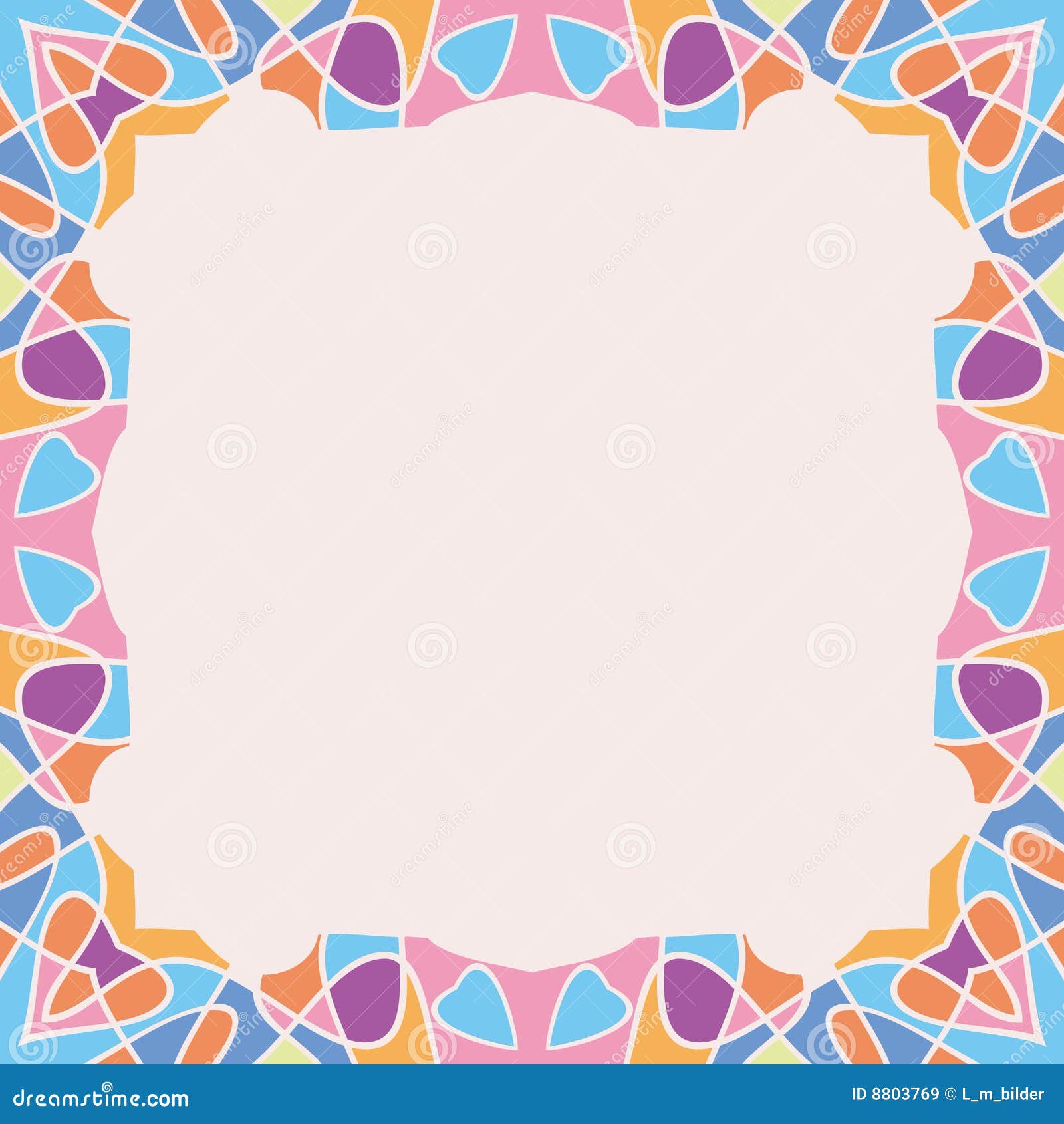 Abstract frame stock vector. Illustration of design, geometric - 8803769