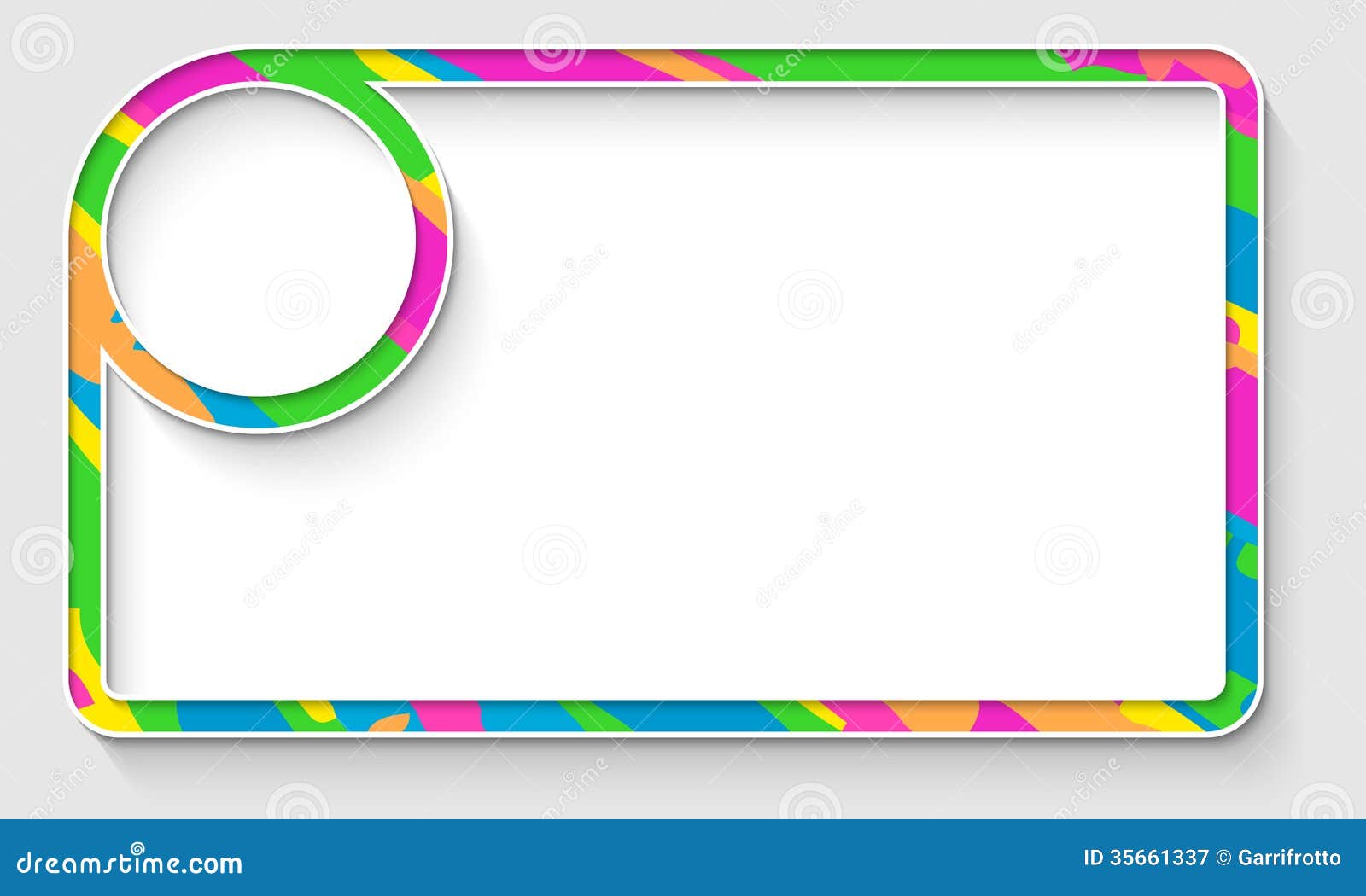 Abstract Frame for Any Text Stock Illustration - Illustration of ...