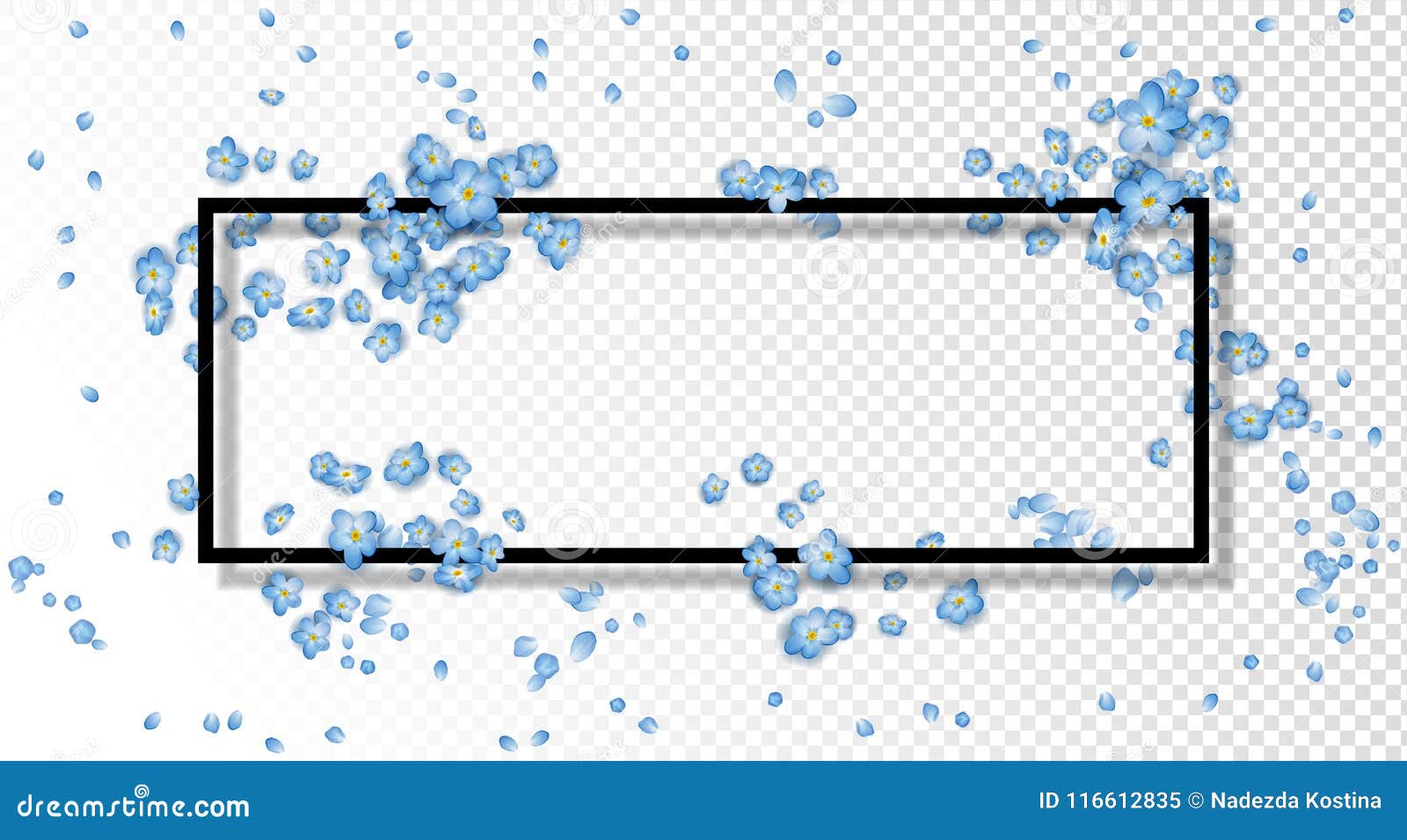 Abstract Floral Frame stock vector. Illustration of design - 116612835