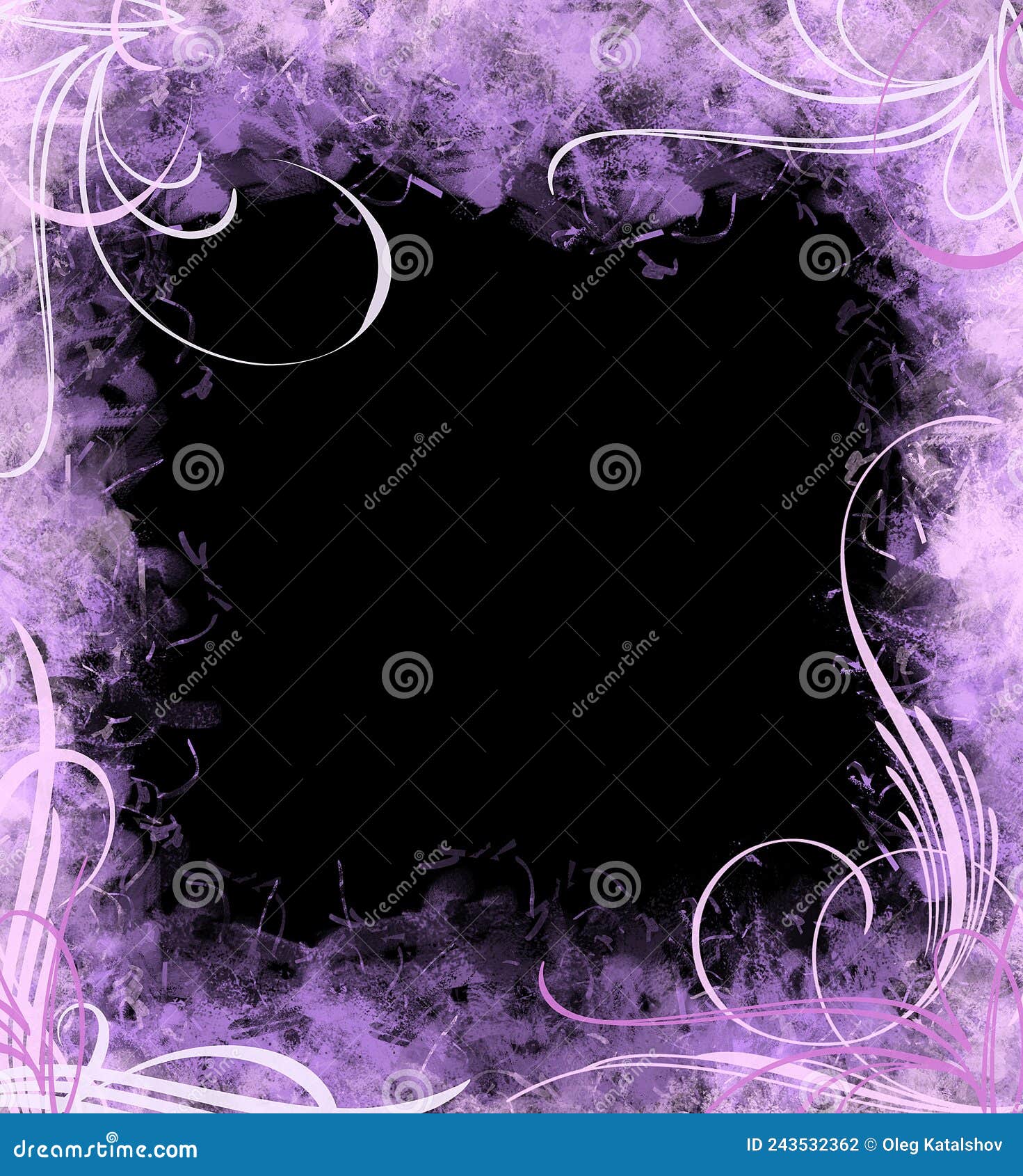 Abstract Frame with Graphic Elements for Design. Beautiful Delicate ...