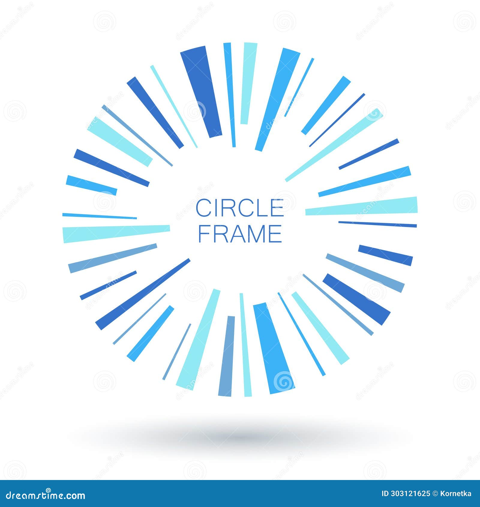 Abstract Frame Hand Drawn Doodle Circle Patterns. Round Backgrounds ...