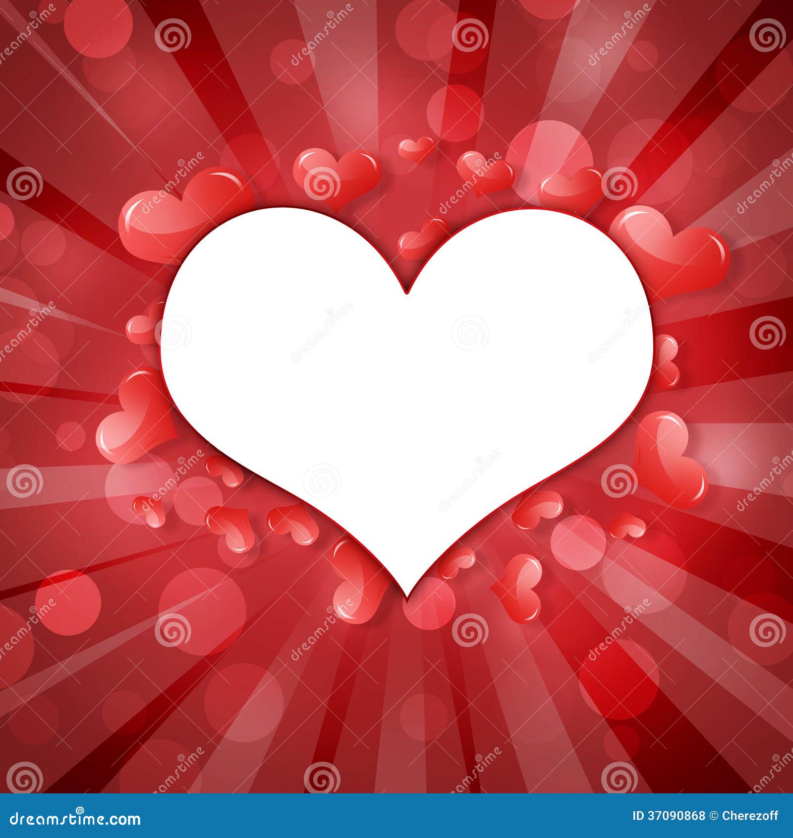 Abstract frame of hearts stock illustration. Illustration of icon ...