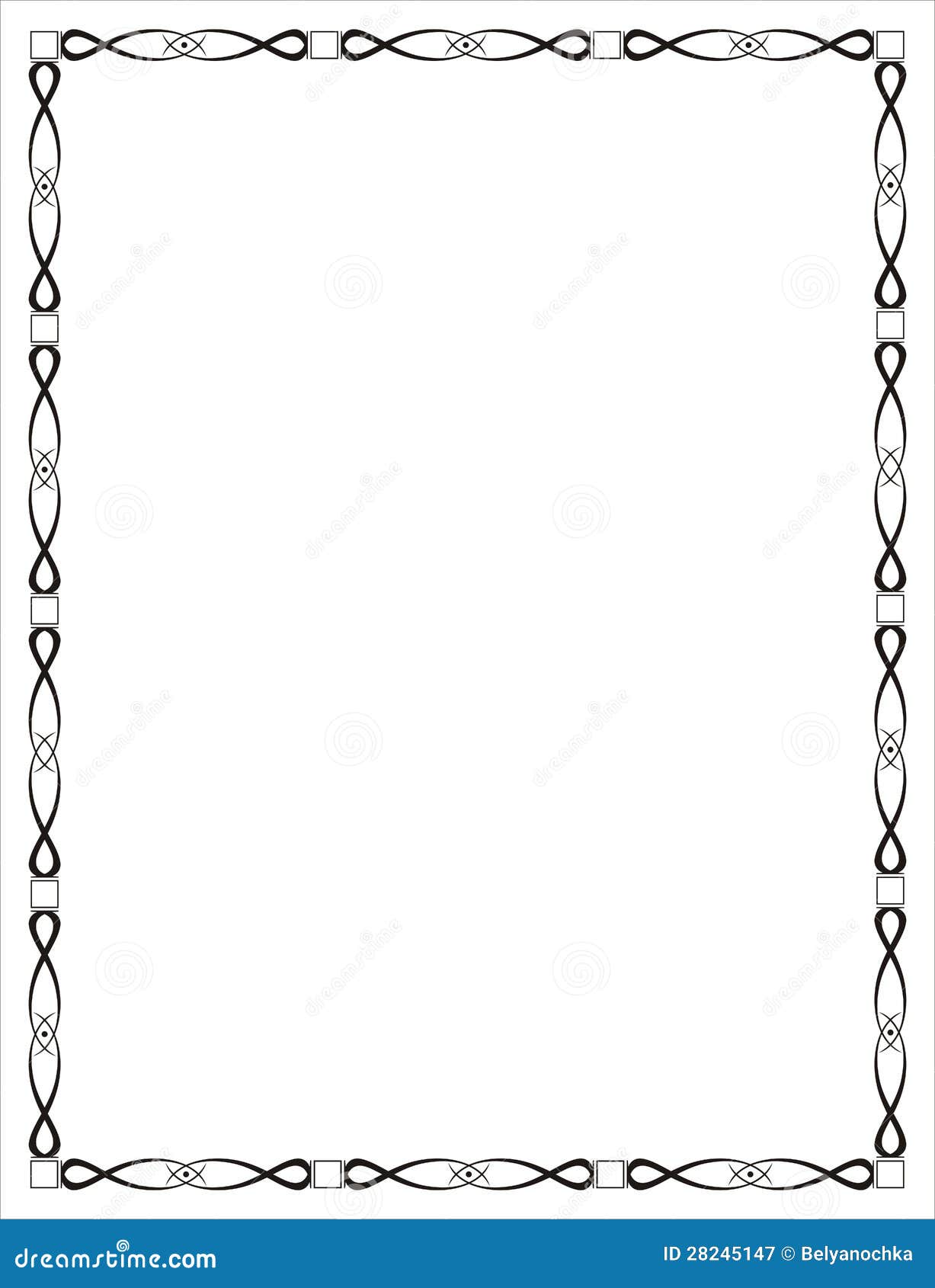 Abstract Frame Illustration Stock Vector - Illustration of formal ...