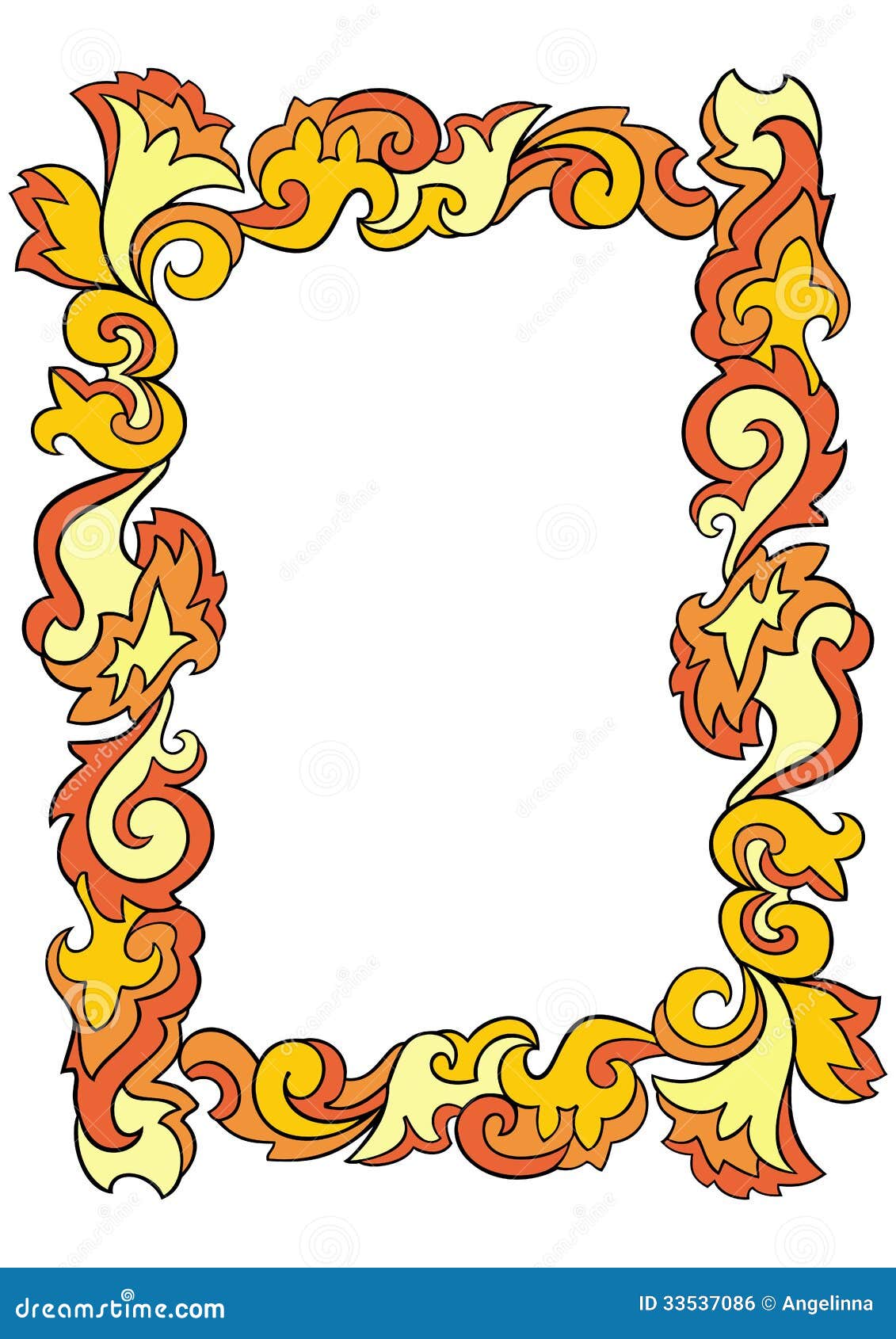 Abstract frame stock vector. Illustration of background - 33537086