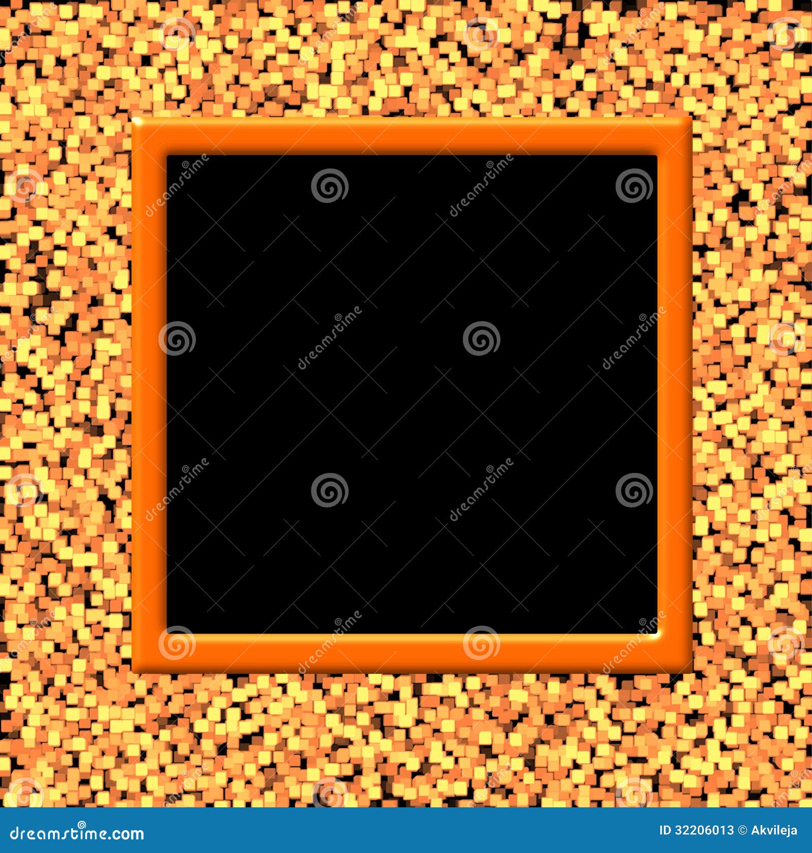 Abstract Frame Illustration Stock Illustration - Illustration of black ...