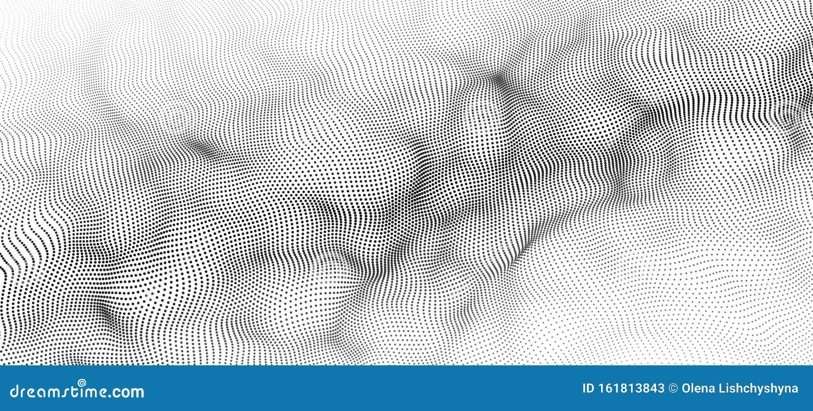 Abstract Frame Landscape. Vector Perspective Grid. 3d Mesh Stock Image ...