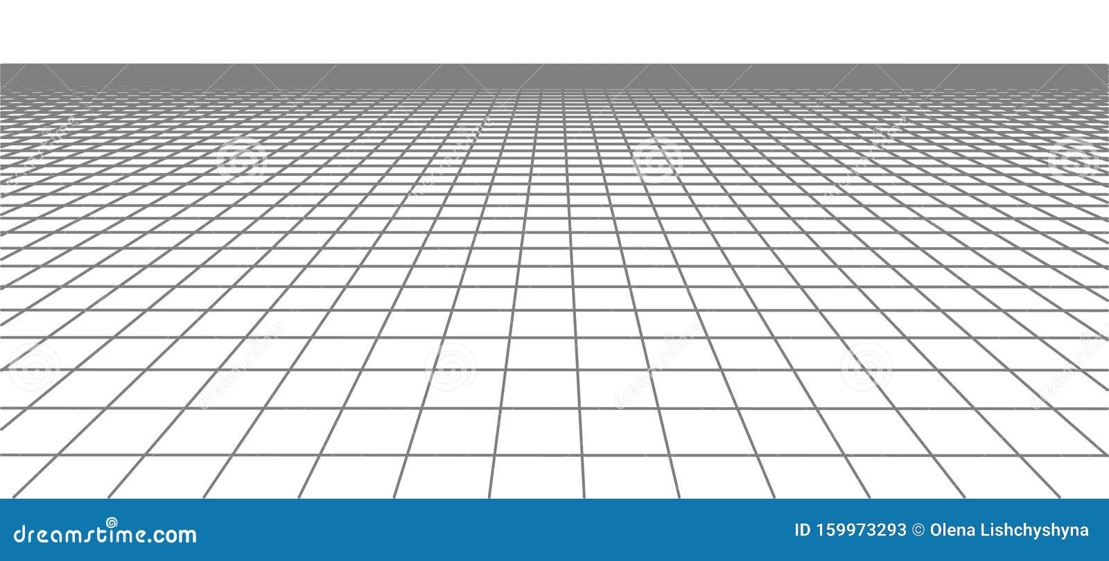 Abstract Frame Landscape. Vector Perspective Grid. 3d Mesh Stock ...