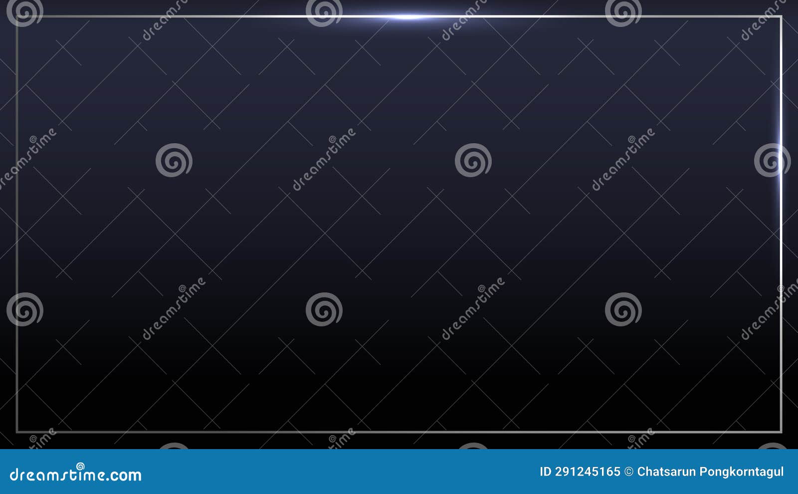 Abstract with Frame Lighting Effect on Dark Background Stock Vector ...