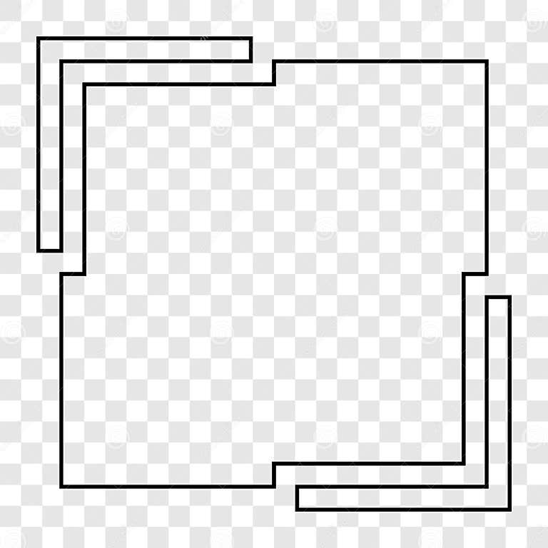 Abstract Frame on Transparent Background. Vector Illustration Stock ...