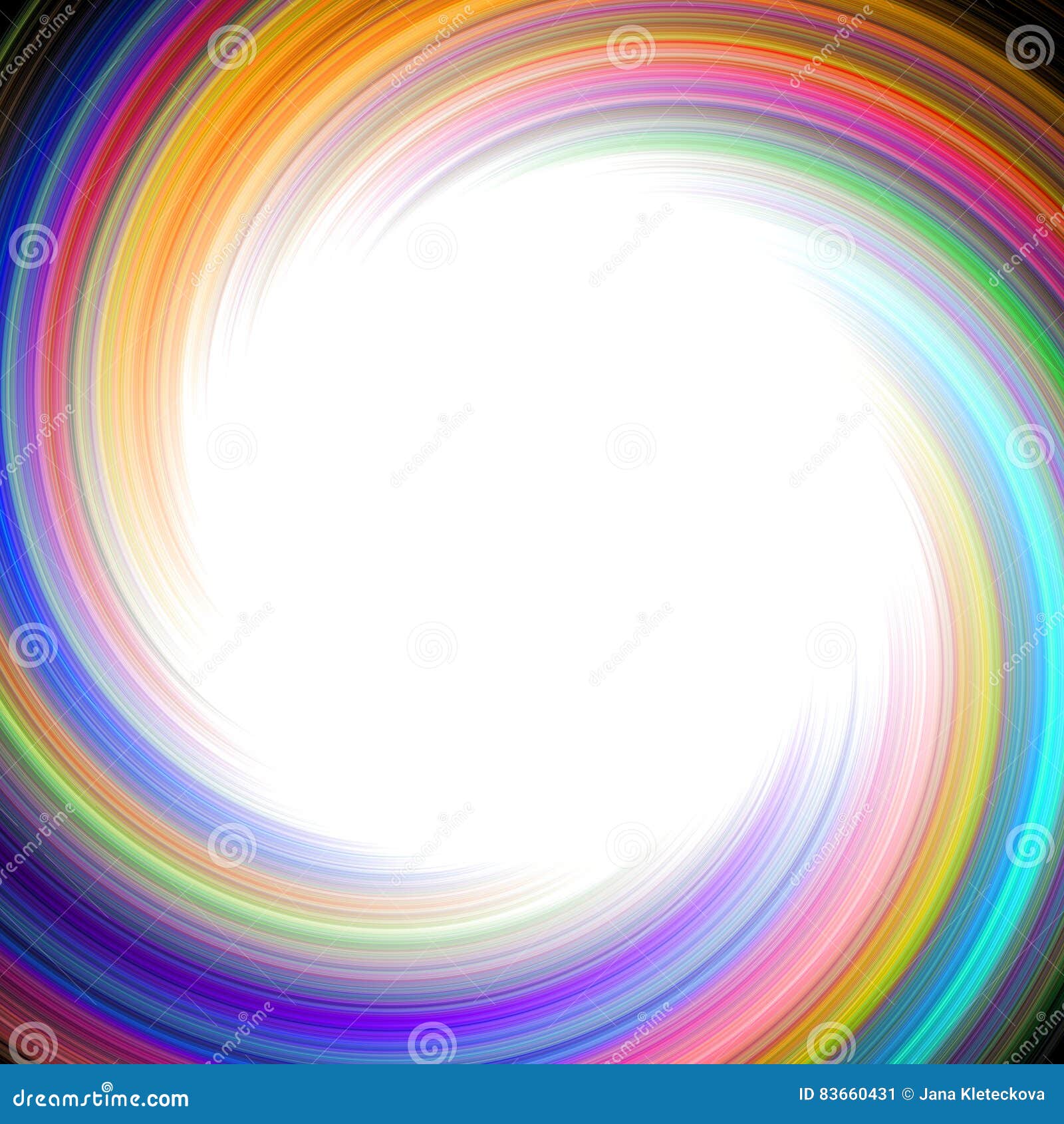 Abstract Framed Vortex White Background Frame Stock Illustration ...