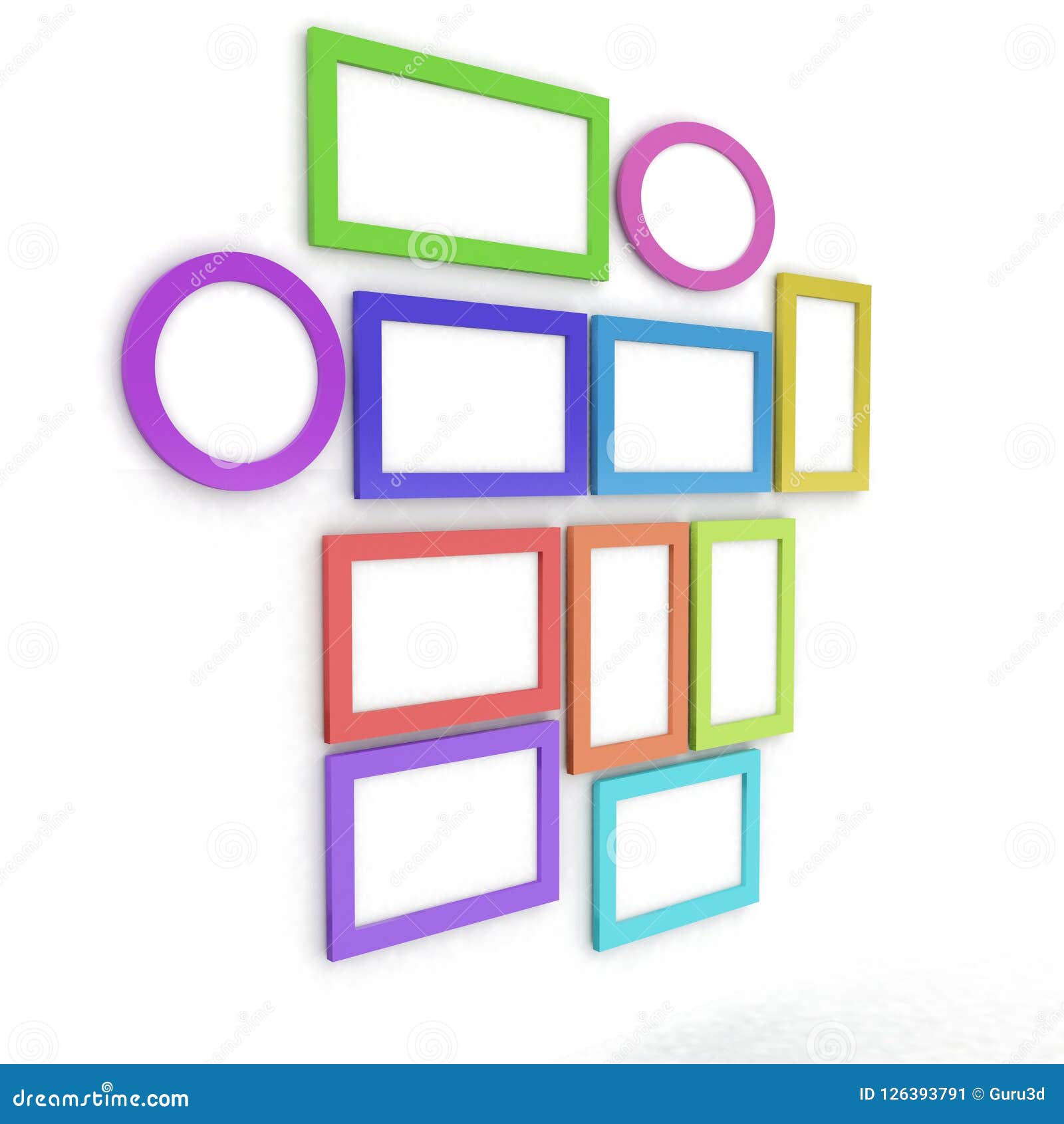 Abstract Frames. Conceptual Design Stock Illustration - Illustration of ...