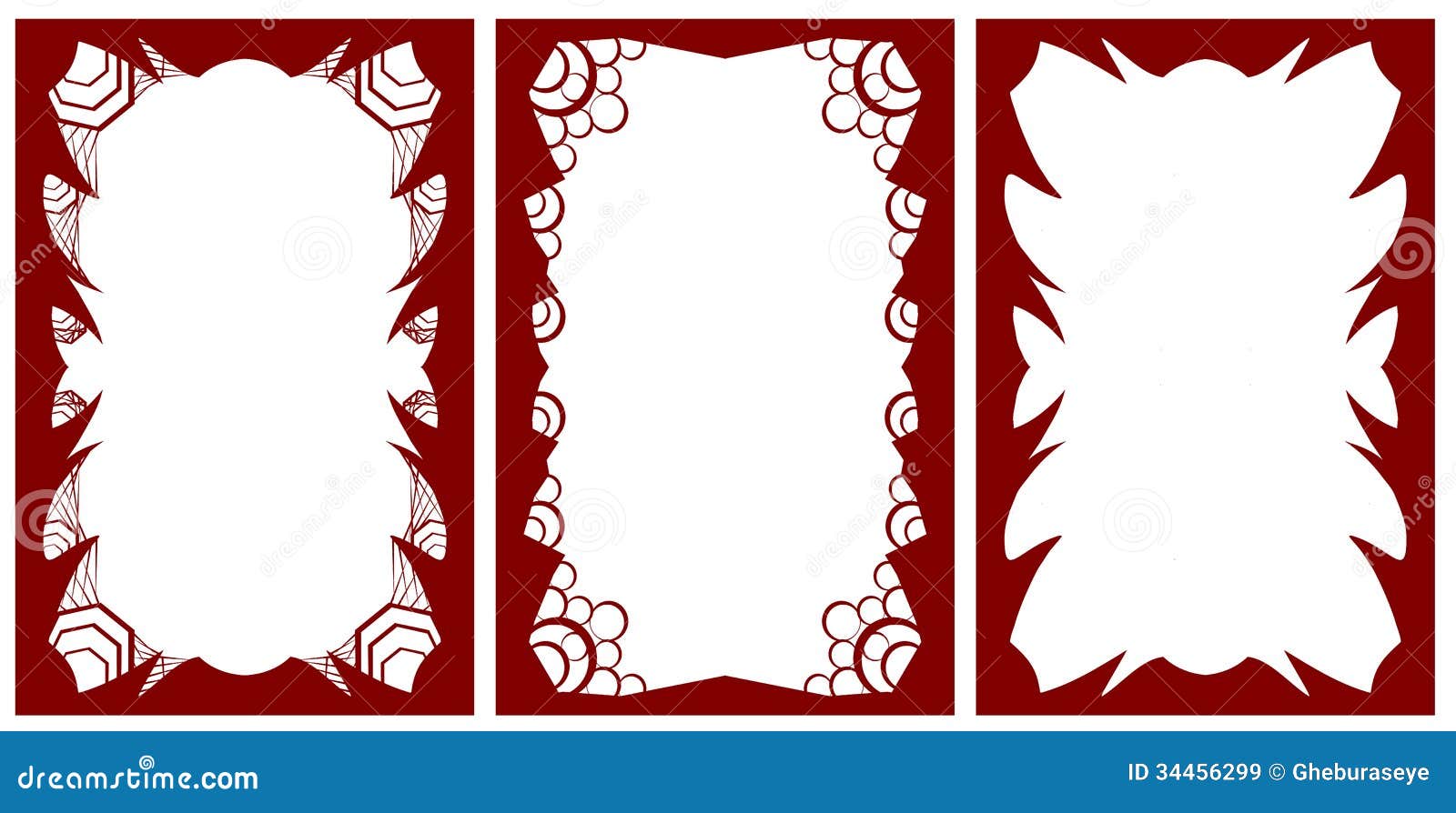 Abstract frames stock illustration. Illustration of decorated - 34456299