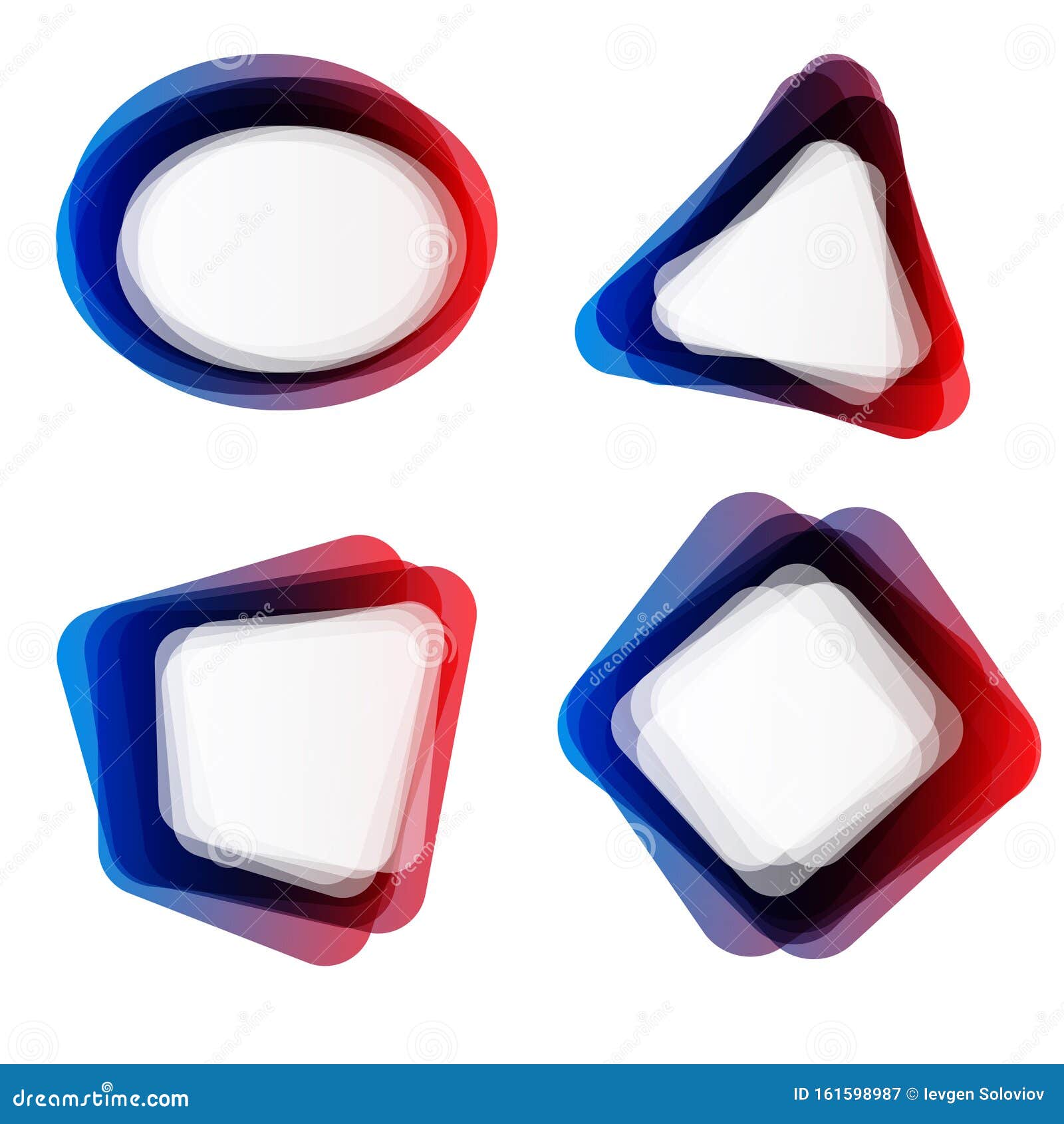 Abstract Frames Set Background Stock Vector - Illustration of backdrop ...