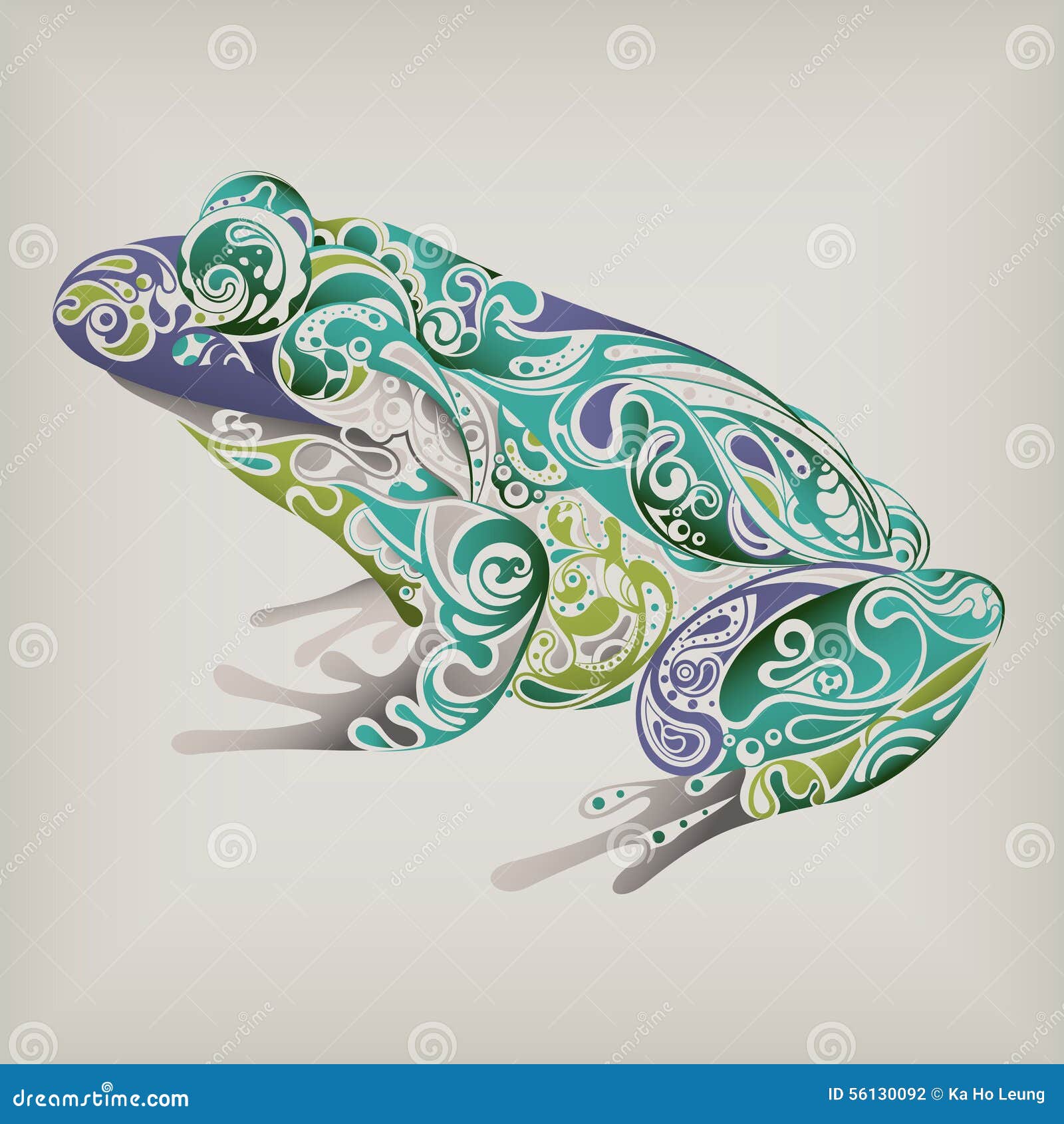 Abstract Frog stock illustration. Illustration of grey - 56130092