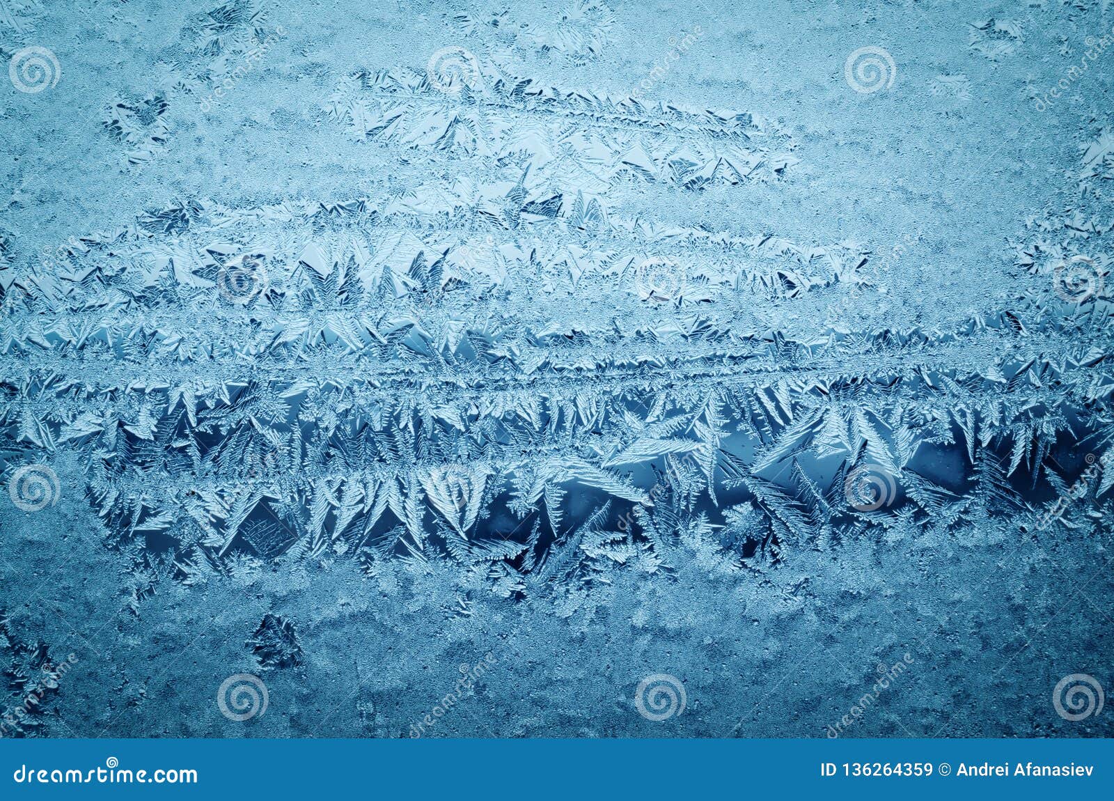 Abstract Frosty Pattern on Glass, Background Texture Stock Image ...