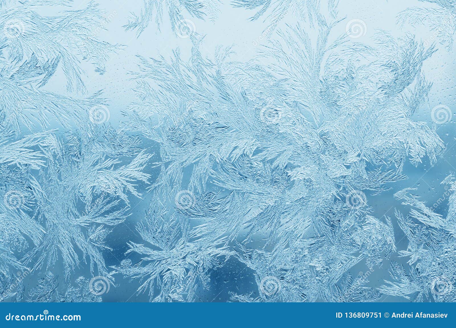 Abstract Frosty Pattern on Glass, Background Texture Stock Image ...