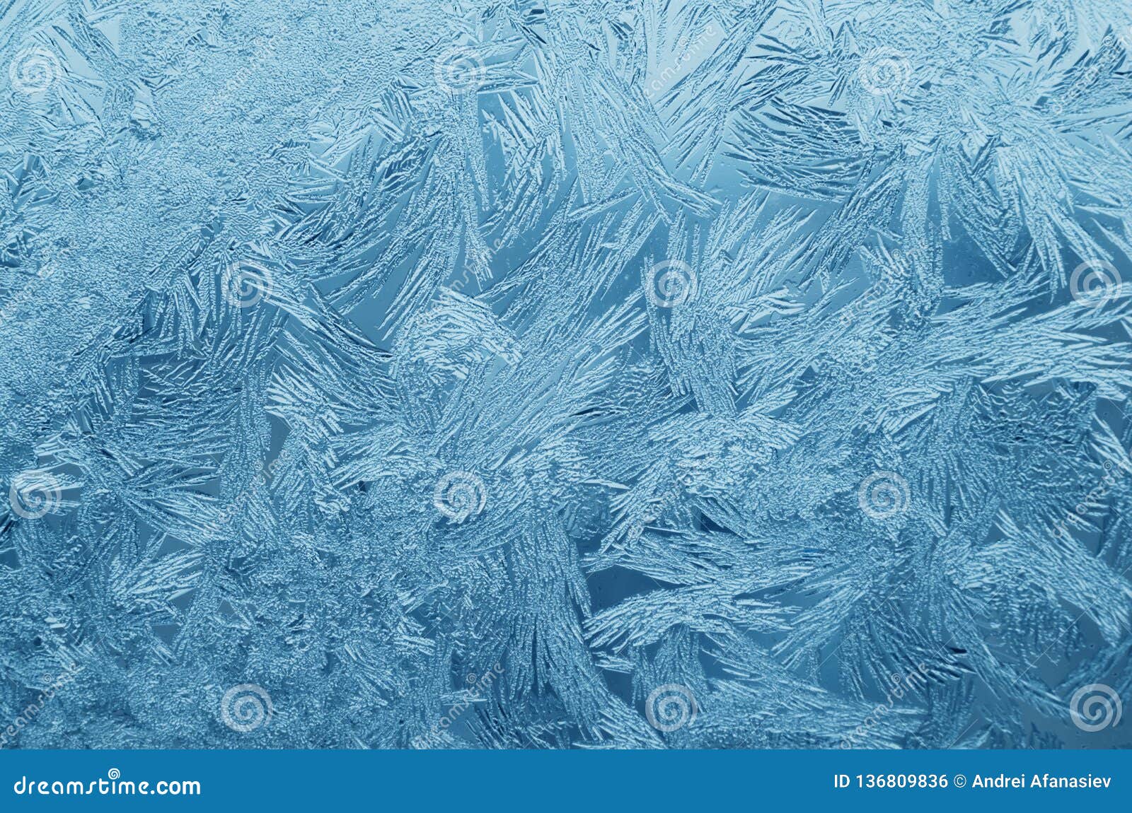 Abstract Frosty Pattern On Glass, Background Texture Stock Photo ...