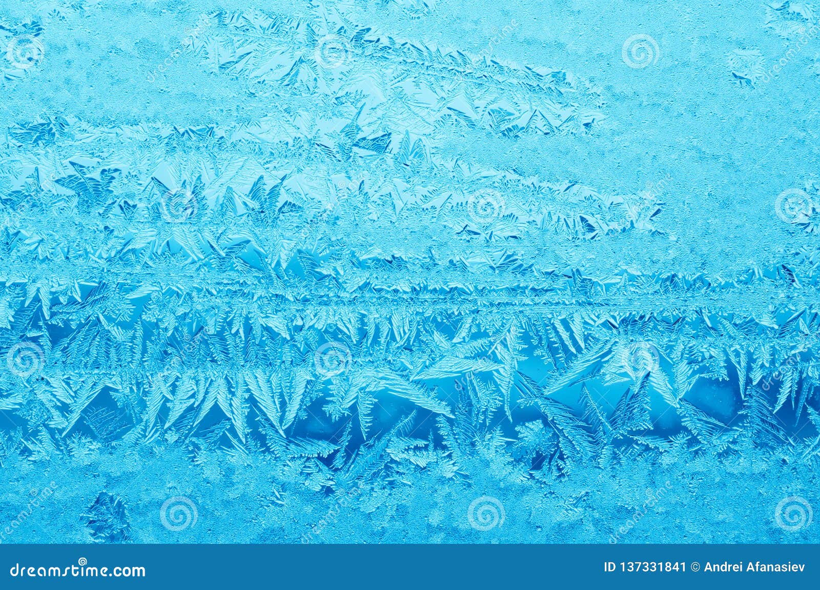 Abstract Frosty Pattern on Glass, Background Texture Stock Image ...