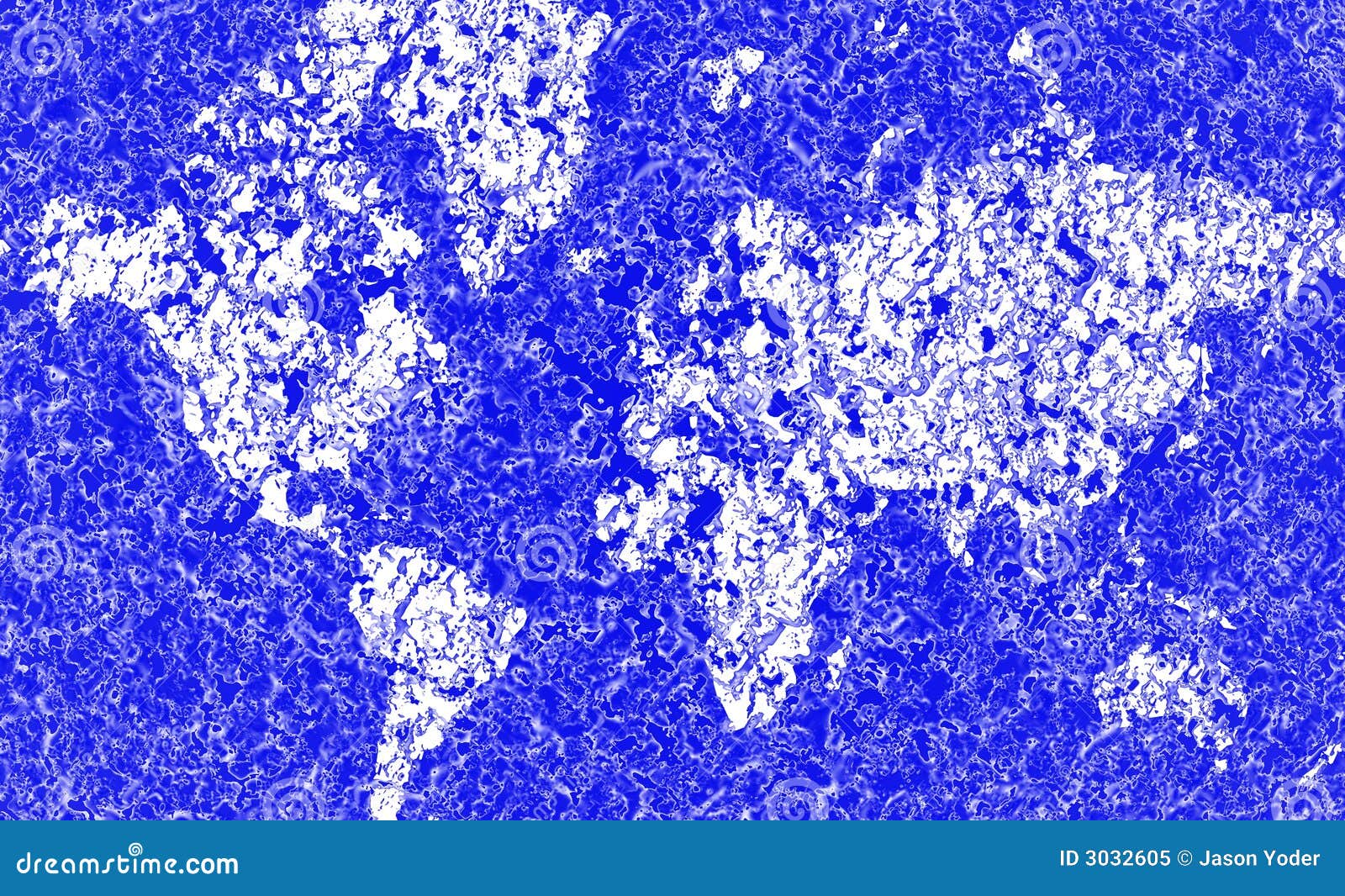 Abstract Frozen World Map stock illustration. Illustration of nation ...