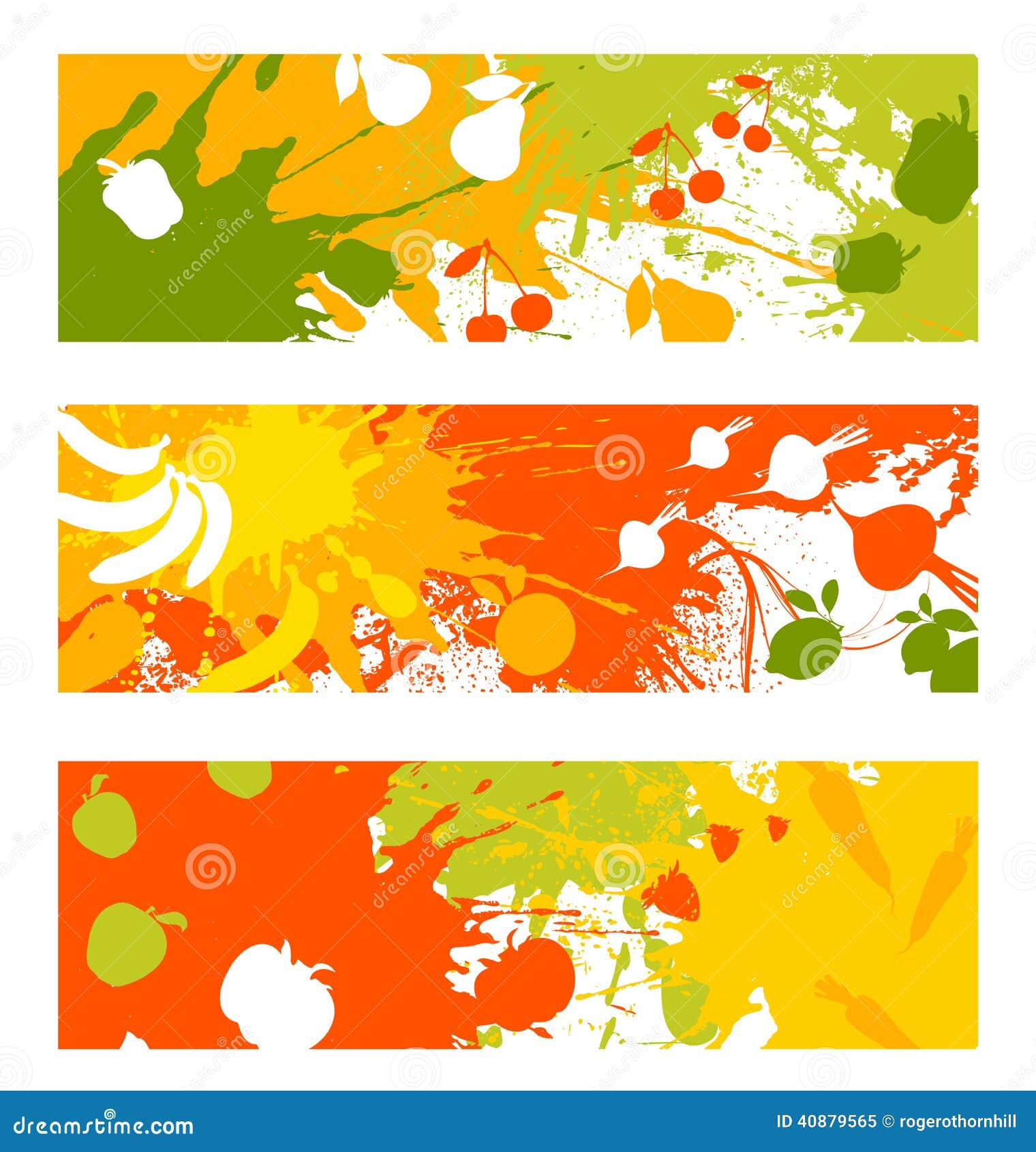 Abstract Fruit Design In Flat Cut Out Style. Cross Section Of Peach ...