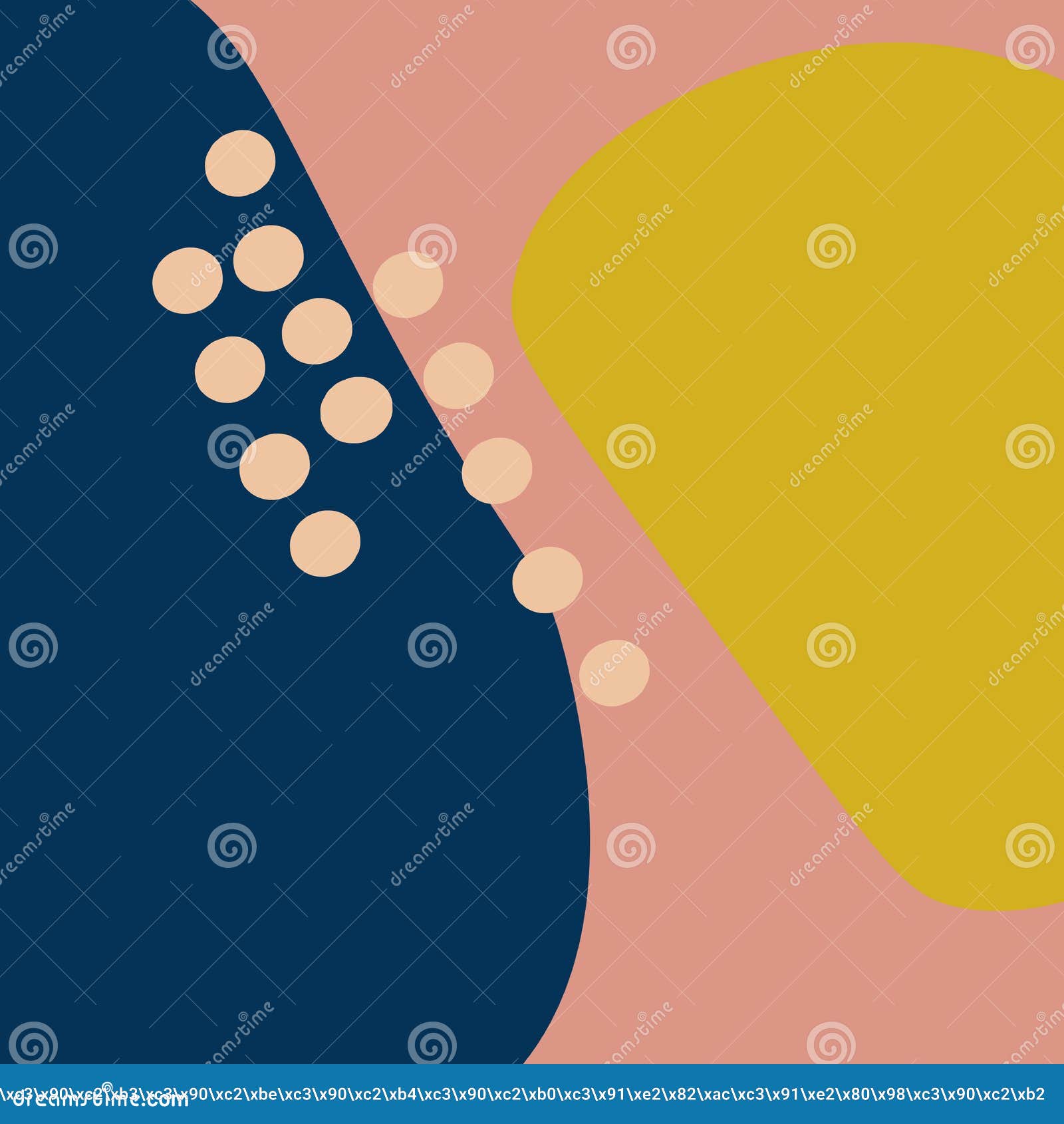 Abstract Fun Background. Colour Shapes Pattern. Splash Fun Backdrop ...