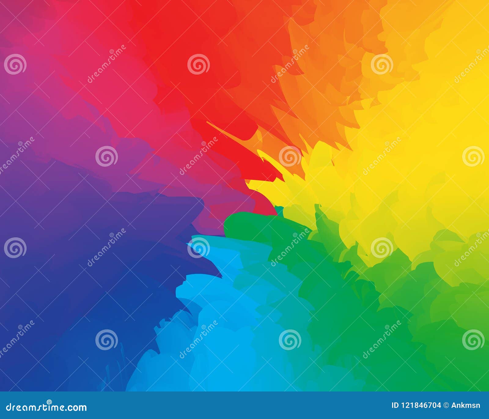 Abstract Fun Party Backdrop Multicolored Rainbow Background Stock ...