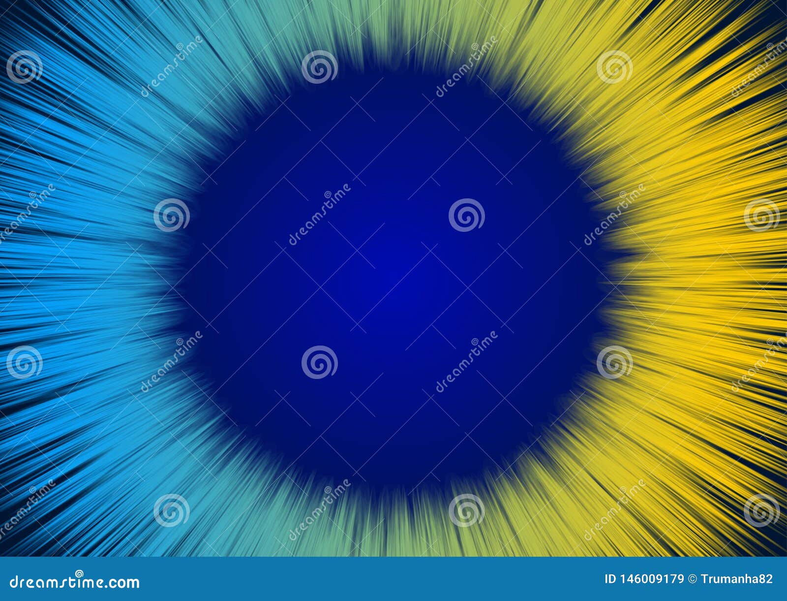 Modern Blue and Yellow Flow for Abstract Background Stock Vector ...