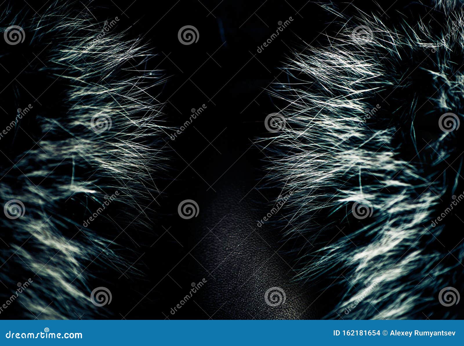 Fur Surface with Shapes and Reflection Stock Photo - Image of backdrop ...