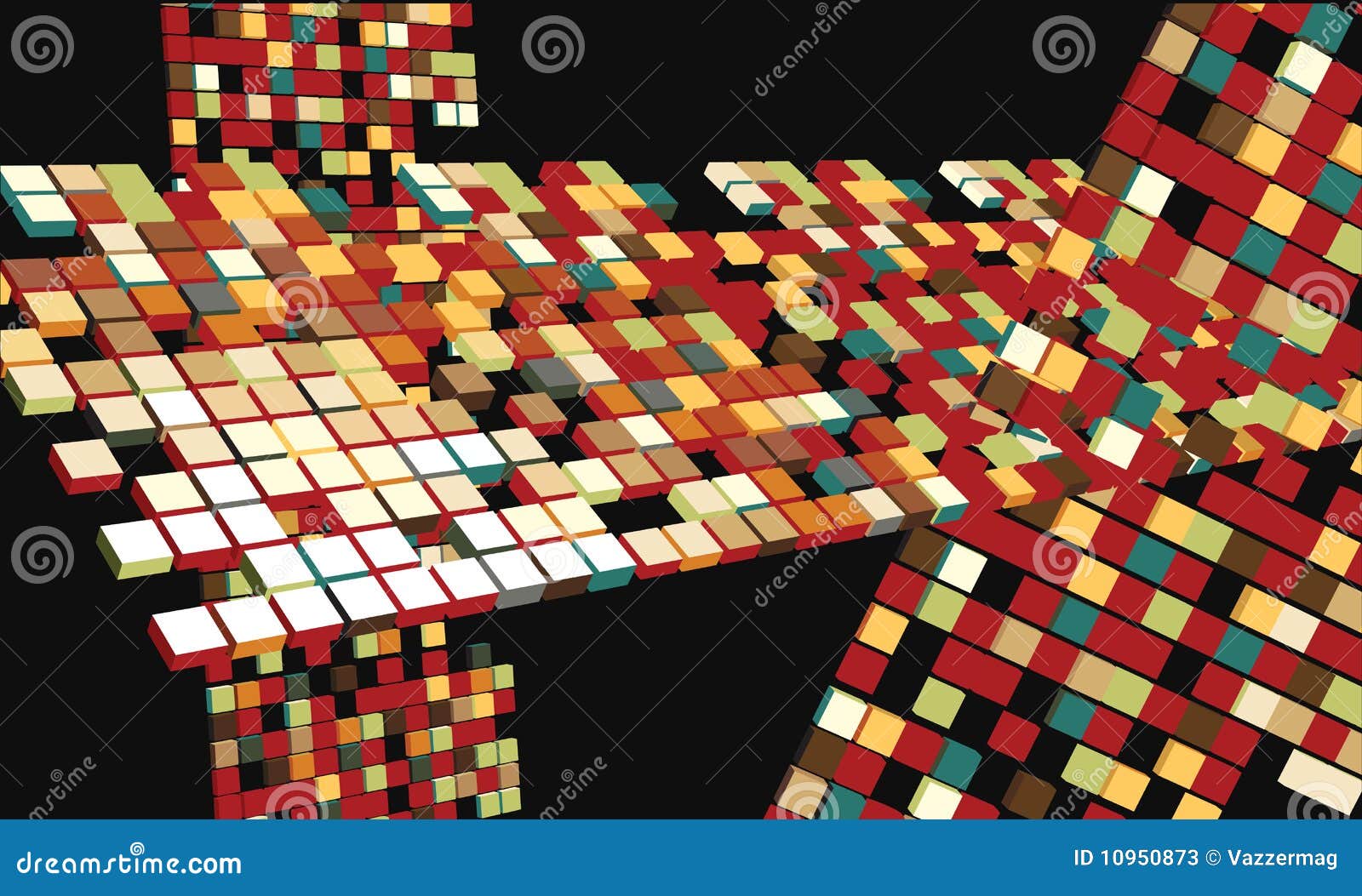 Abstract future art stock vector. Illustration of colorful - 10950873