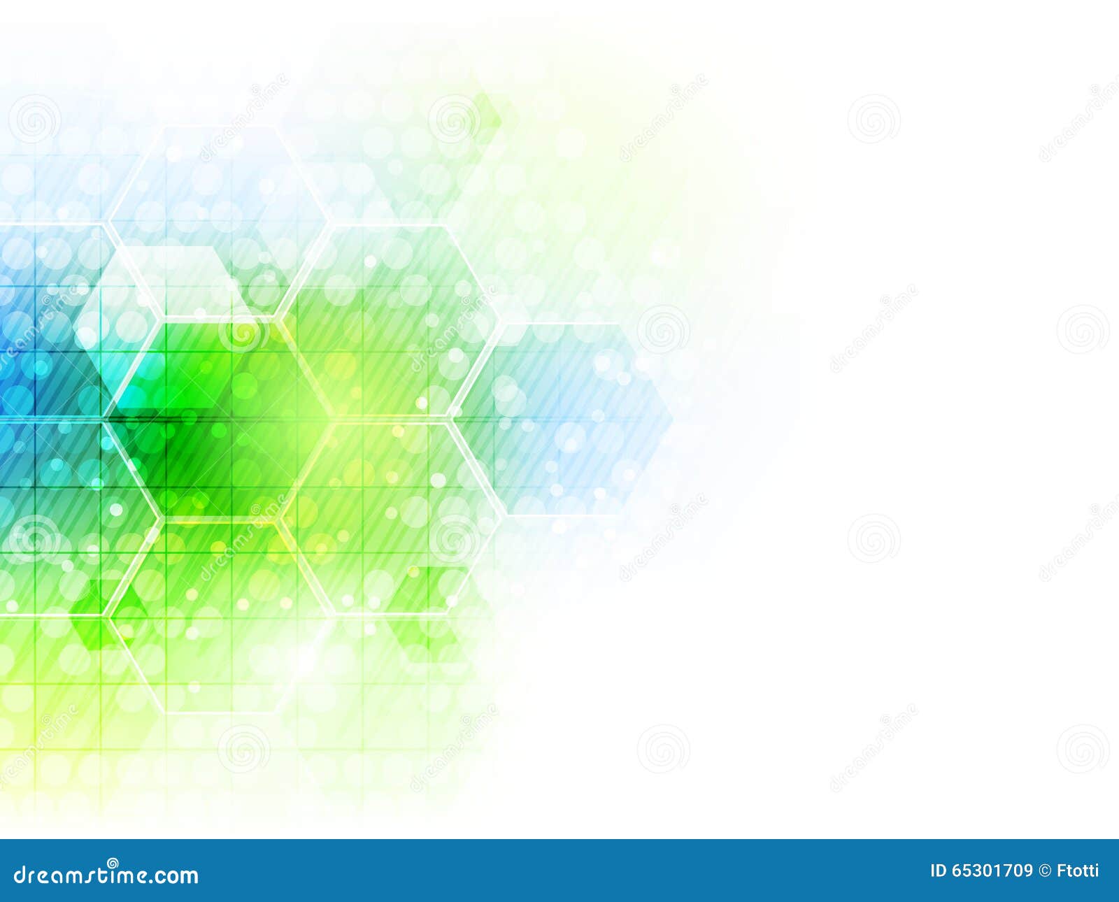 Abstract Future Business Technology Background with Hexagon Pattern ...